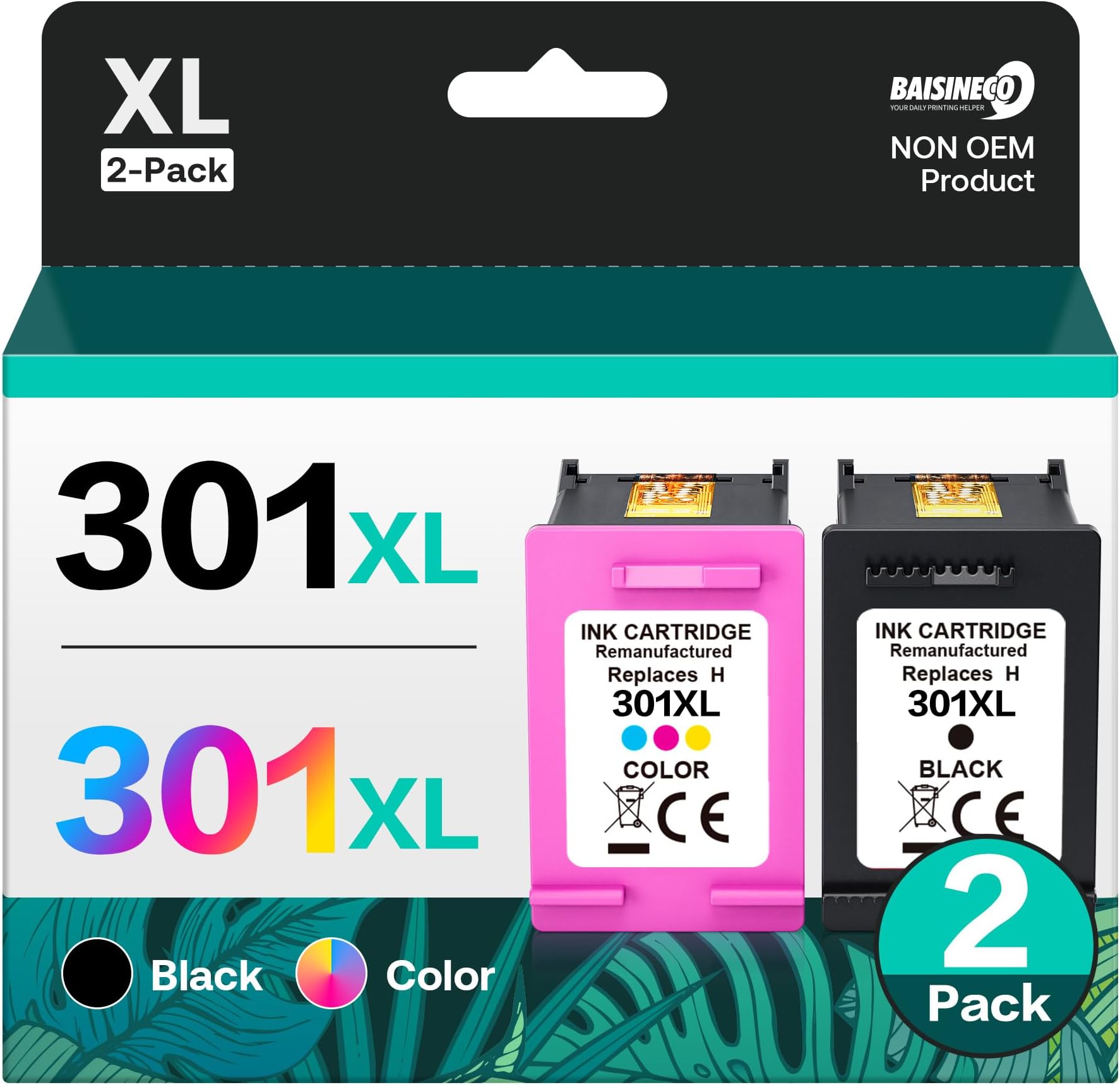 301XL Ink Cartridges Compatible for HP 301 XL Ink Cartridges Combo Pack ...