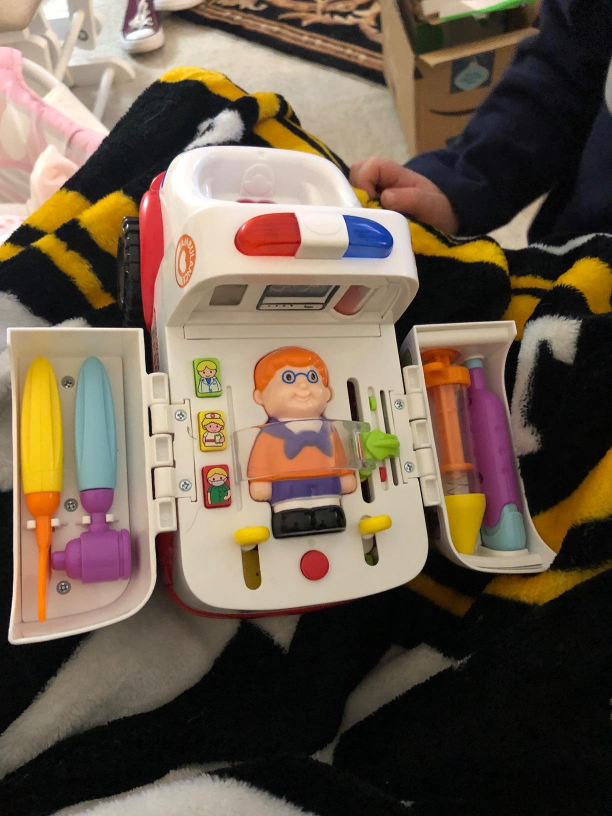 Amazon.com: WolVol Educational Ambulance Activity Toy with Medical ...