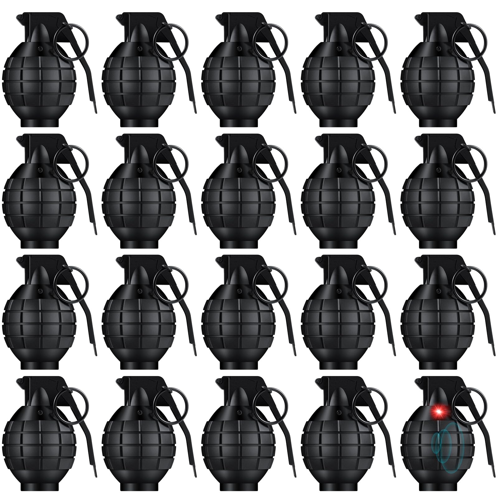 Sratte 20 Pcs Grenade Toy Plastic Hand Grenades With Realistic | Desertcart EGYPT