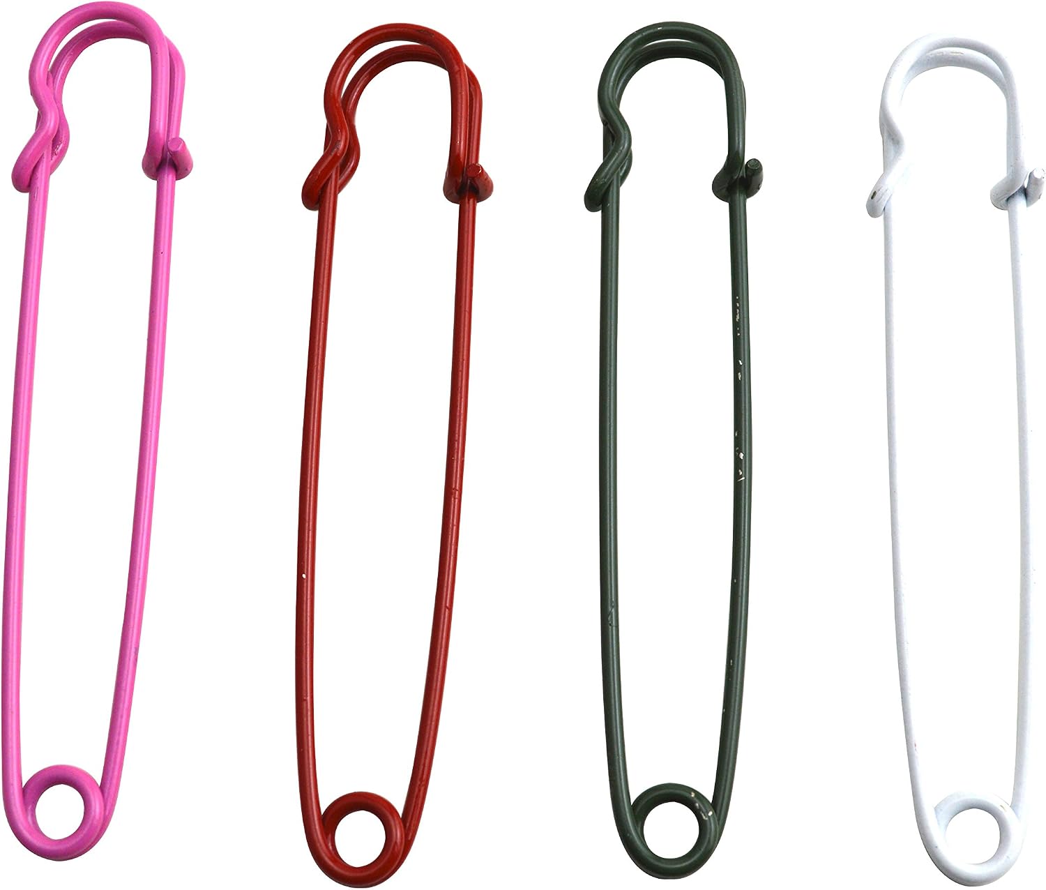 Amazon.com: Wuuycoky 76 mm Lenght 4 Colors Mixed Color Safety Pin ...