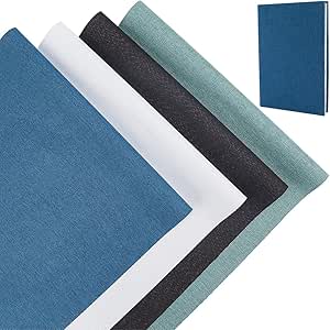 Amazon.com: CRASPIRE 8Pcs 109.6x11.8 Linen Book Cloth 4 Color for A5-A8 ...