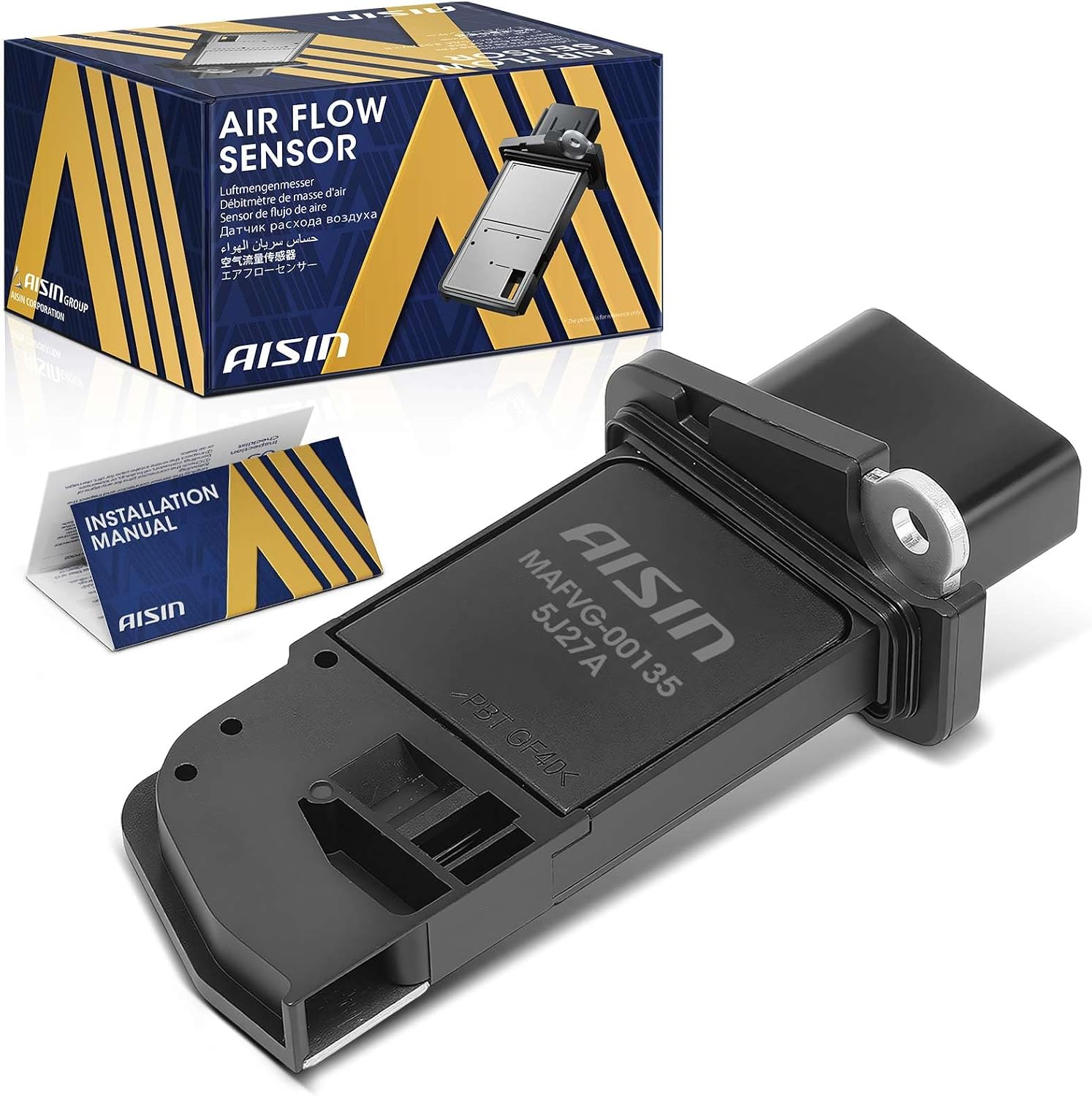 Amazon.com: AISIN AFTERMARKET MAFVG-00135 Mass Air Flow (MAF) Sensor ...