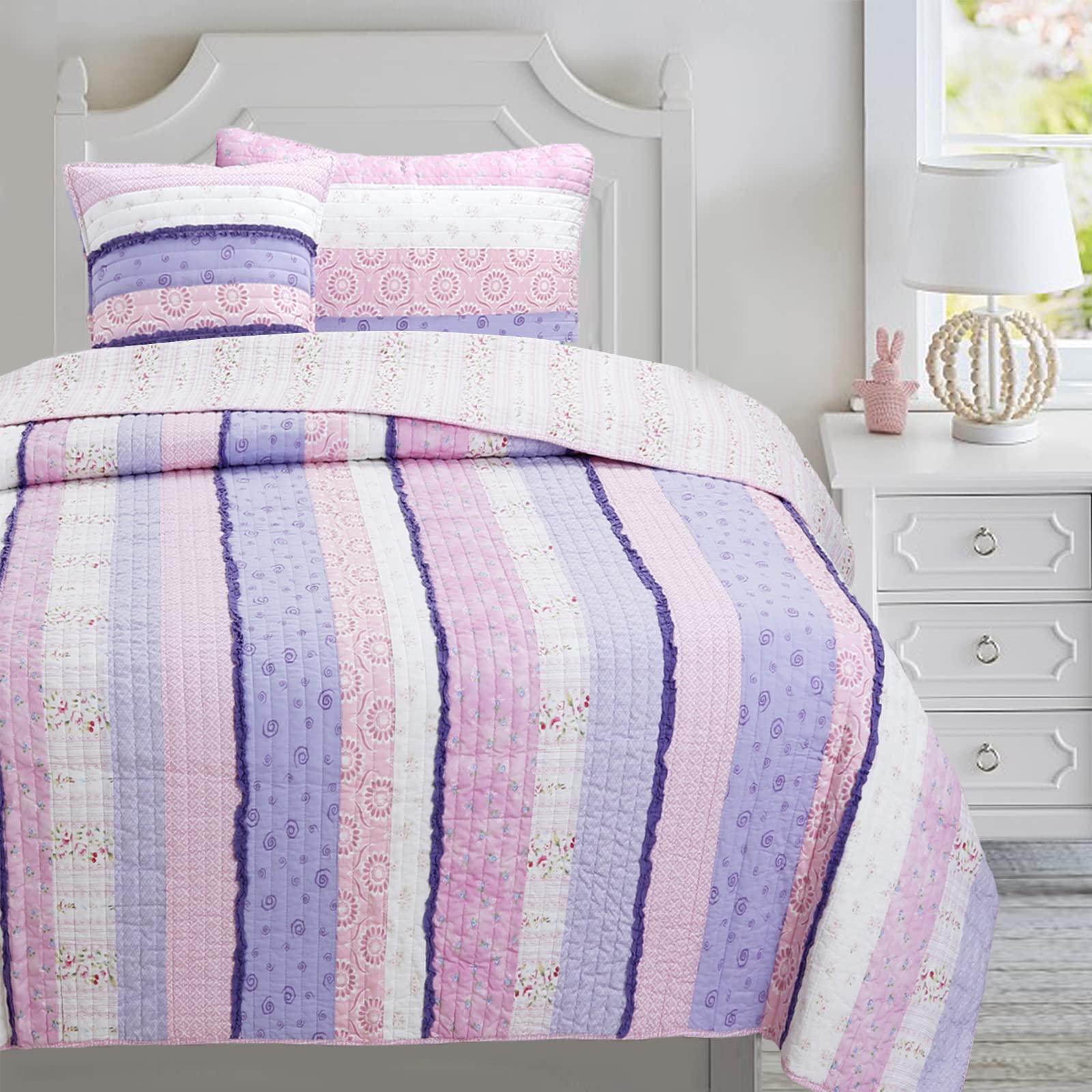 Pink And Purple Bedspreads Buy Pastel Hotsell Purple Bedding