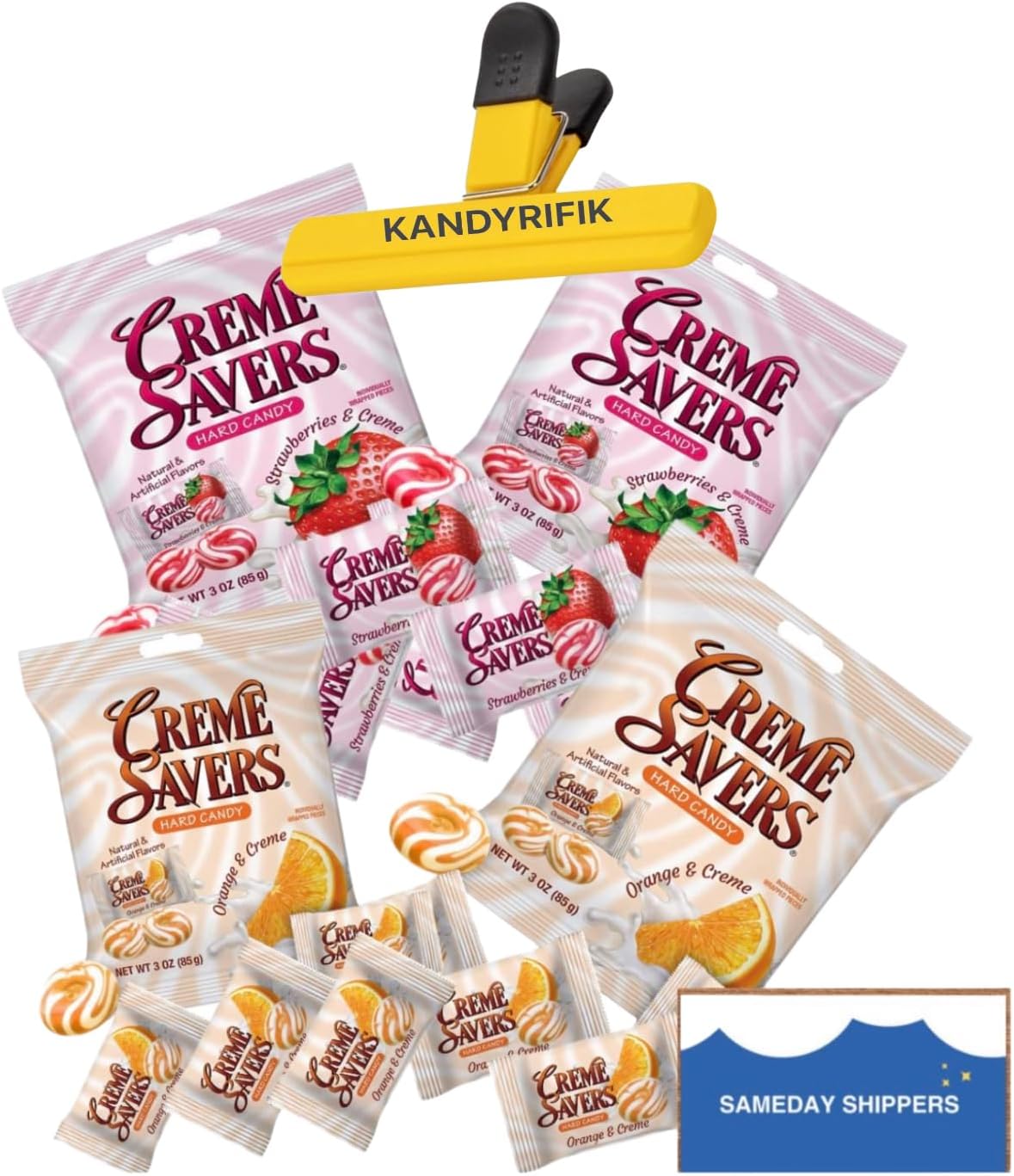 Amazon.com : Creme Savers Strawberries and Creme Hard Candy | The Taste ...