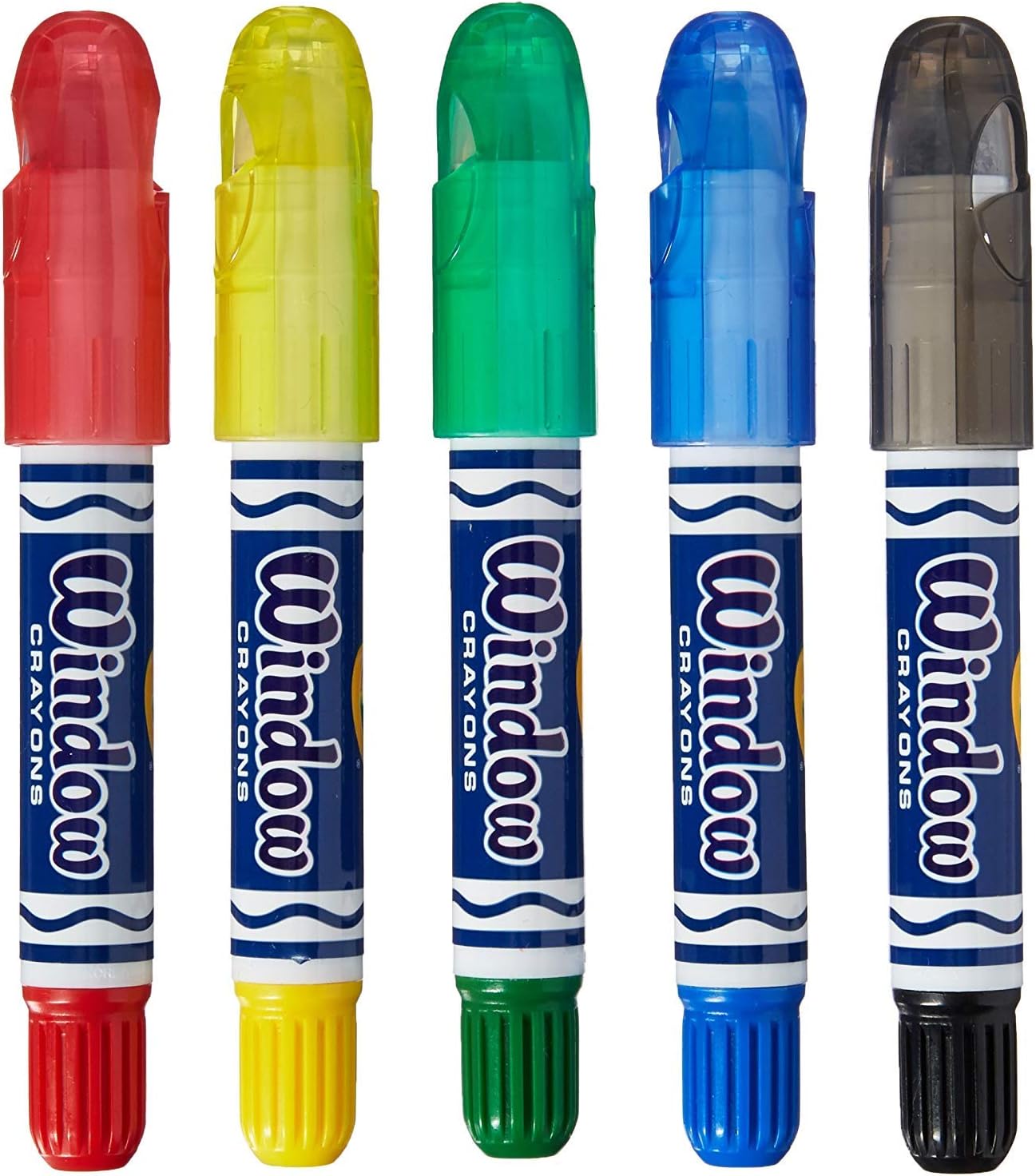 Amazon.com: Crayola Washable Window Crayons, Assorted Colors, Box of 5 ...