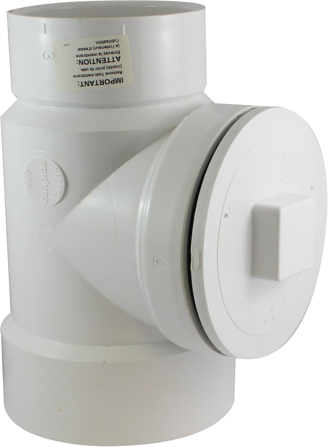 Amazon.com: Canplas 212107WAT PermOseal Line Cleanout, 4-Inch by 3-Inch ...