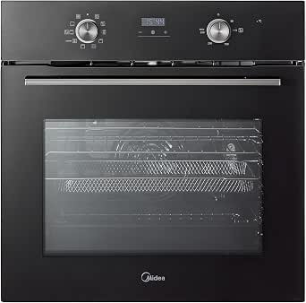 Midea 71L, 60cm Wide, Single Electric Built-in Fan Oven with Air Fry ...