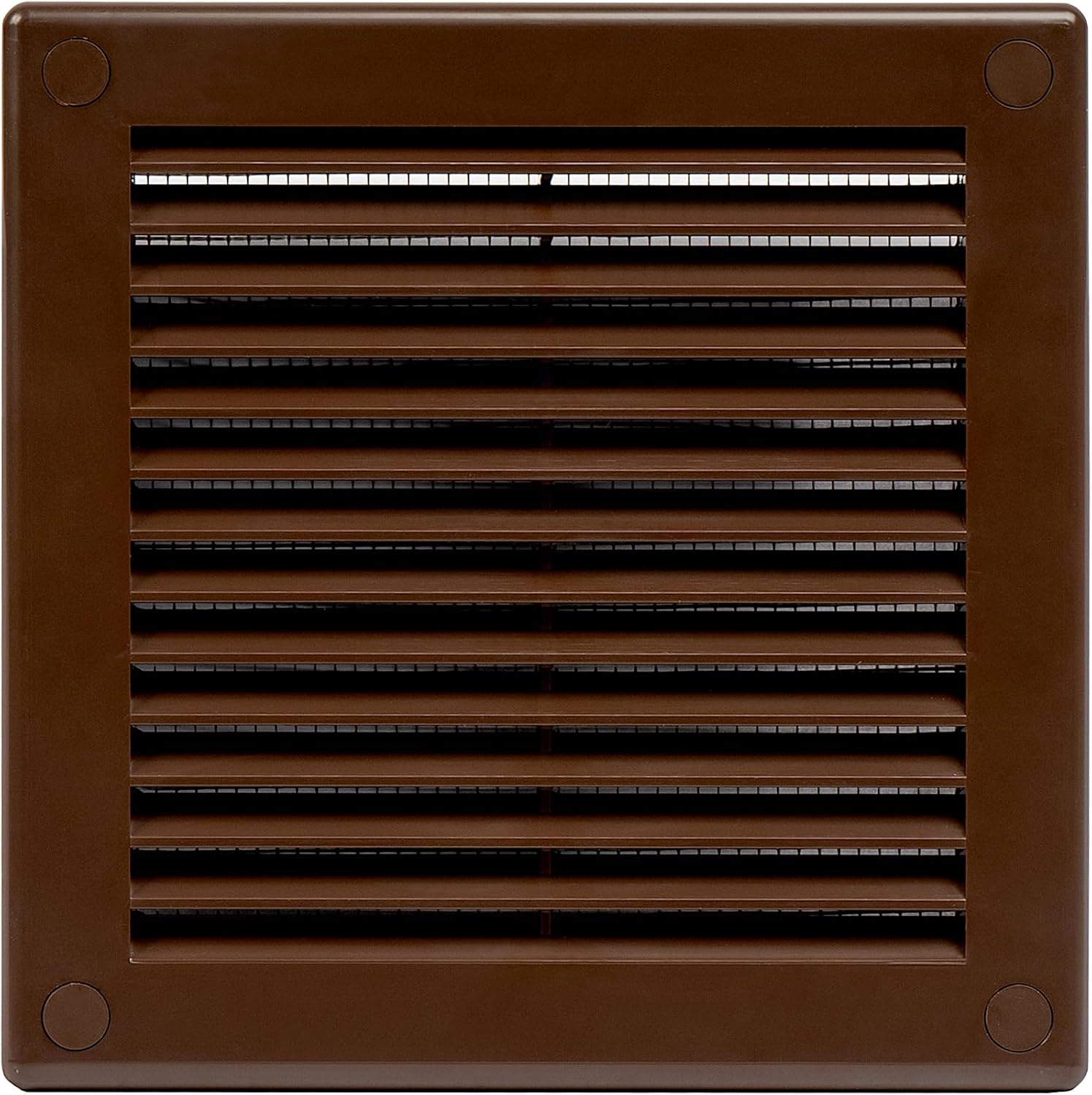 ECOPRO VENT 5" x 5'' Inch Brown Square Vent Grille with Protective mesh ...