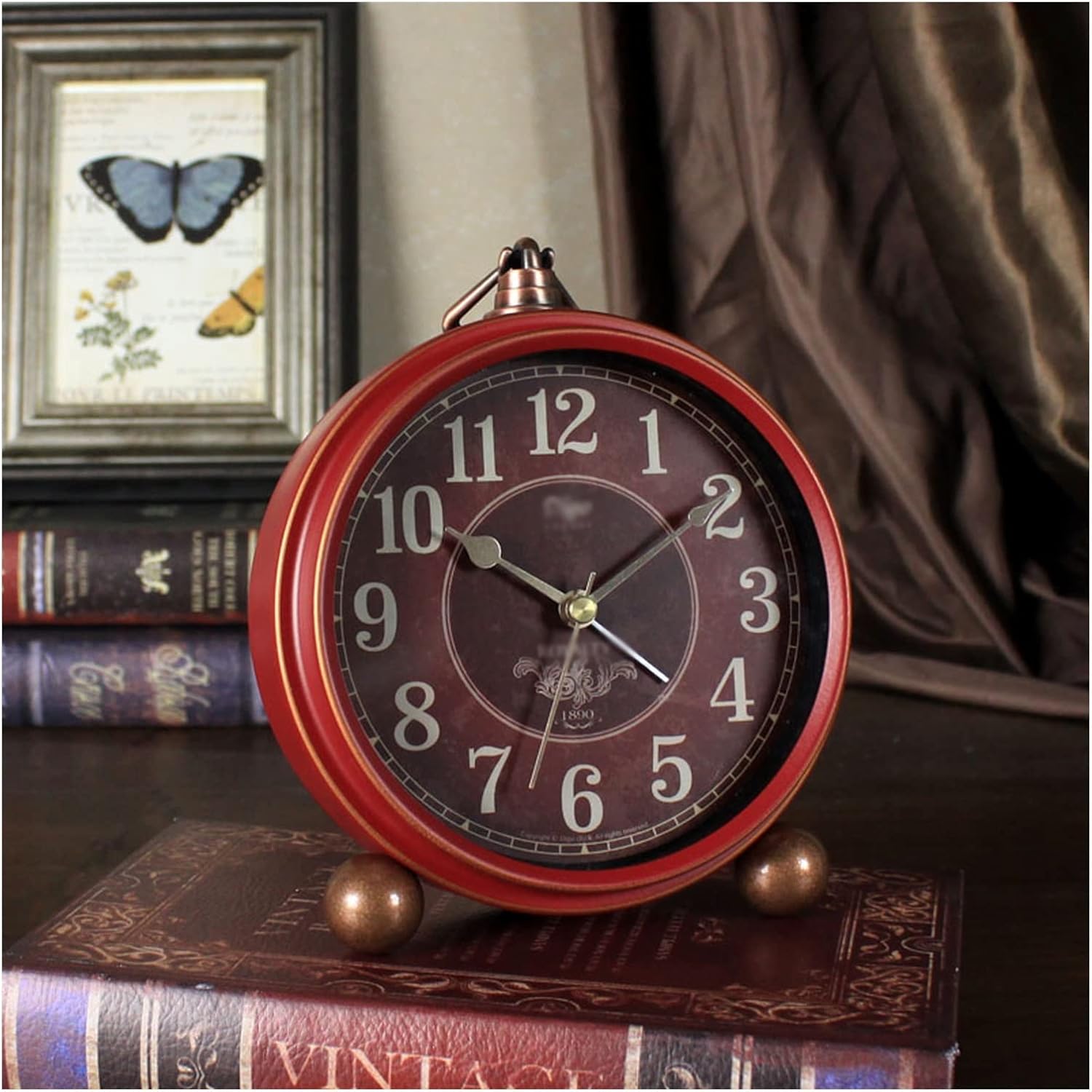 Amazon.com: FIONEL Alarm Clocks Vintage Retro Analog Alarm Clock, Super ...