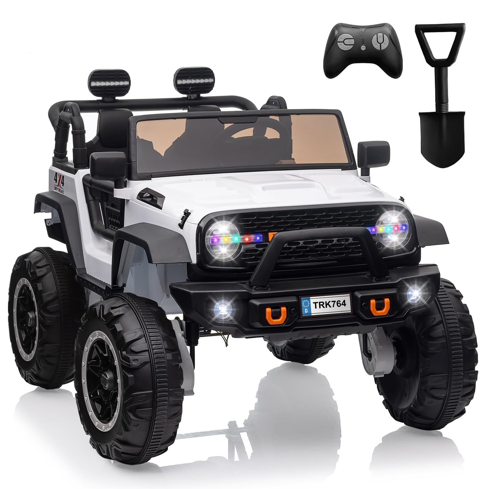 Amazon.com: 24V Ride on Car Toys, Remote Control 4 Wheels Electric ...