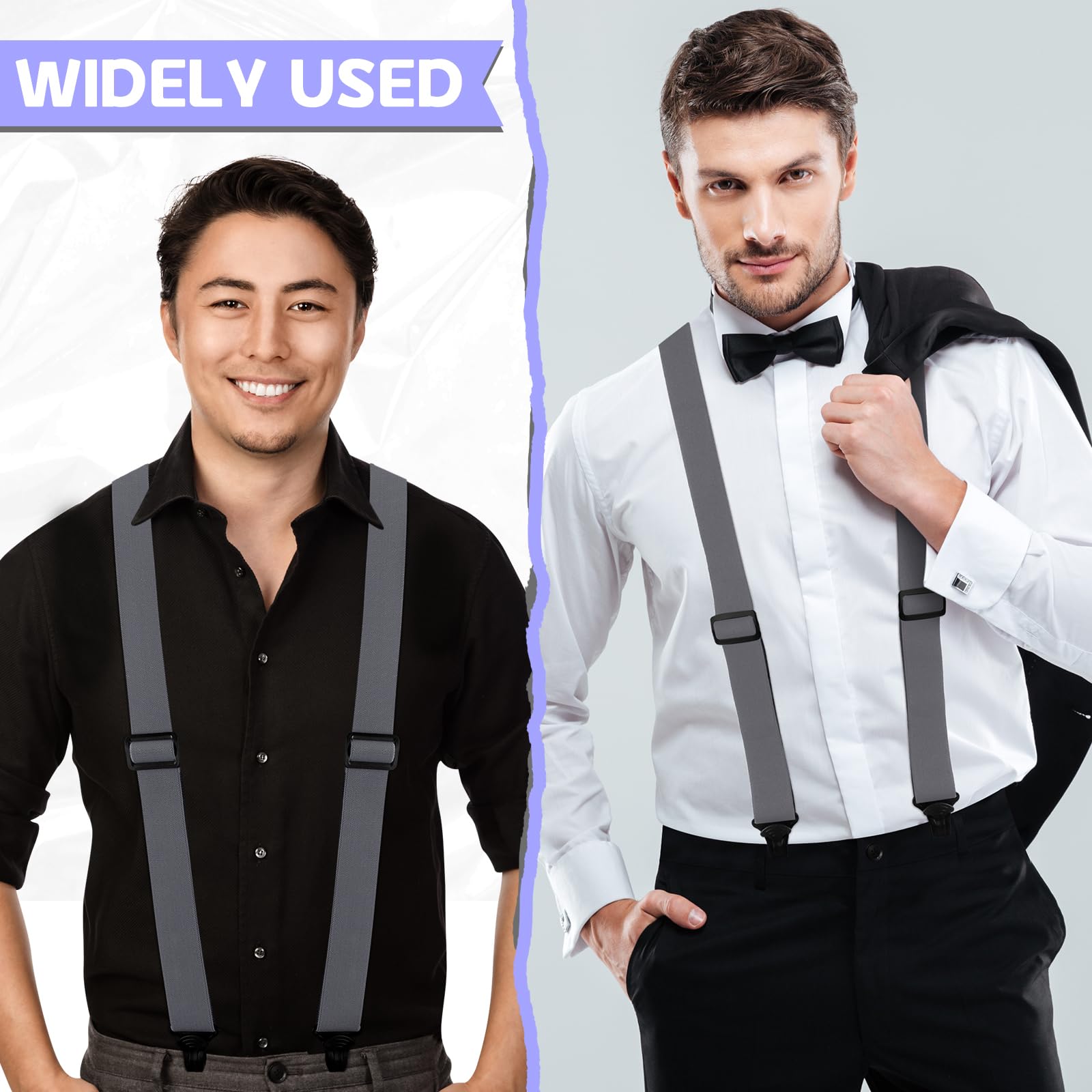 Snapklik.com : Janmercy X Back Hidden Suspender Heavy Duty Work ...
