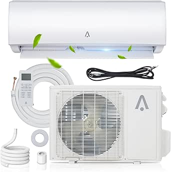 Amazon.com: 9000 BTUs Mini Split Ac/Heating System, 19 SEER2 Inverter ...