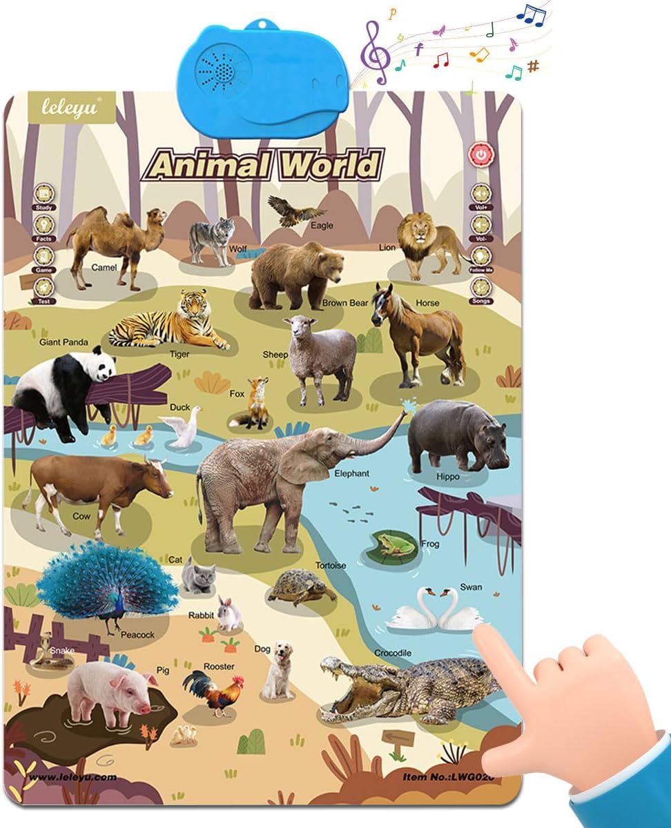 Electronic Alphabet Wall Chart,Zoo Animal Australia | Ubuy