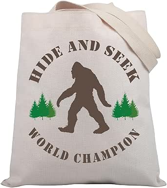 Amazon.com: BDPWSS Sasquatch Tote Bag Cryptozoology Bag Cryptid ...