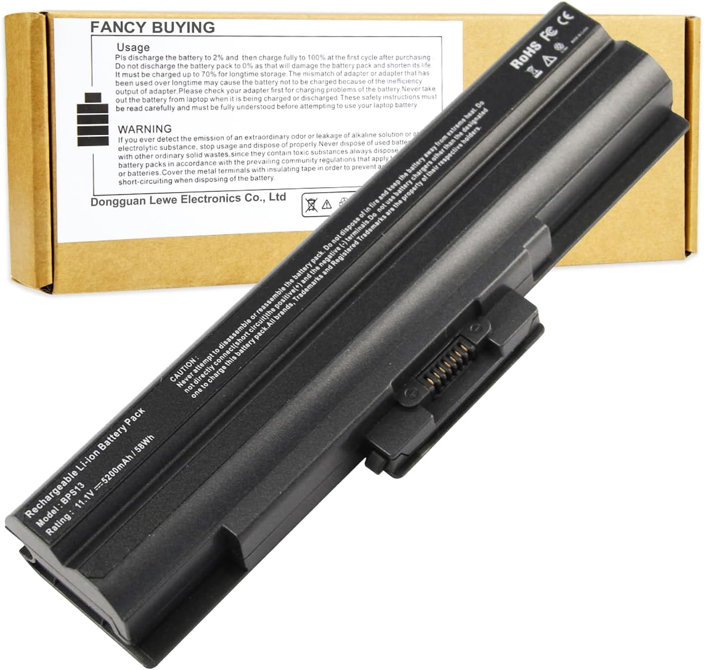 Amazon.com: BPS13 Laptop Battery for Sony Vaio VGN-CS VGN-FW VGN-AW VGP ...