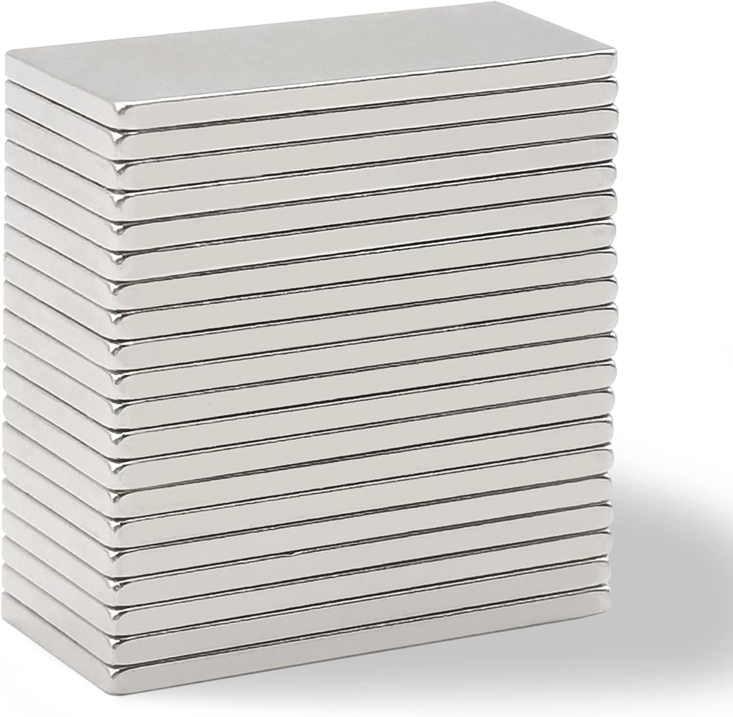 NEOCLICK 20 Pack Neodymium Bar Magnets, 20x10x1mm Heavy Duty ...