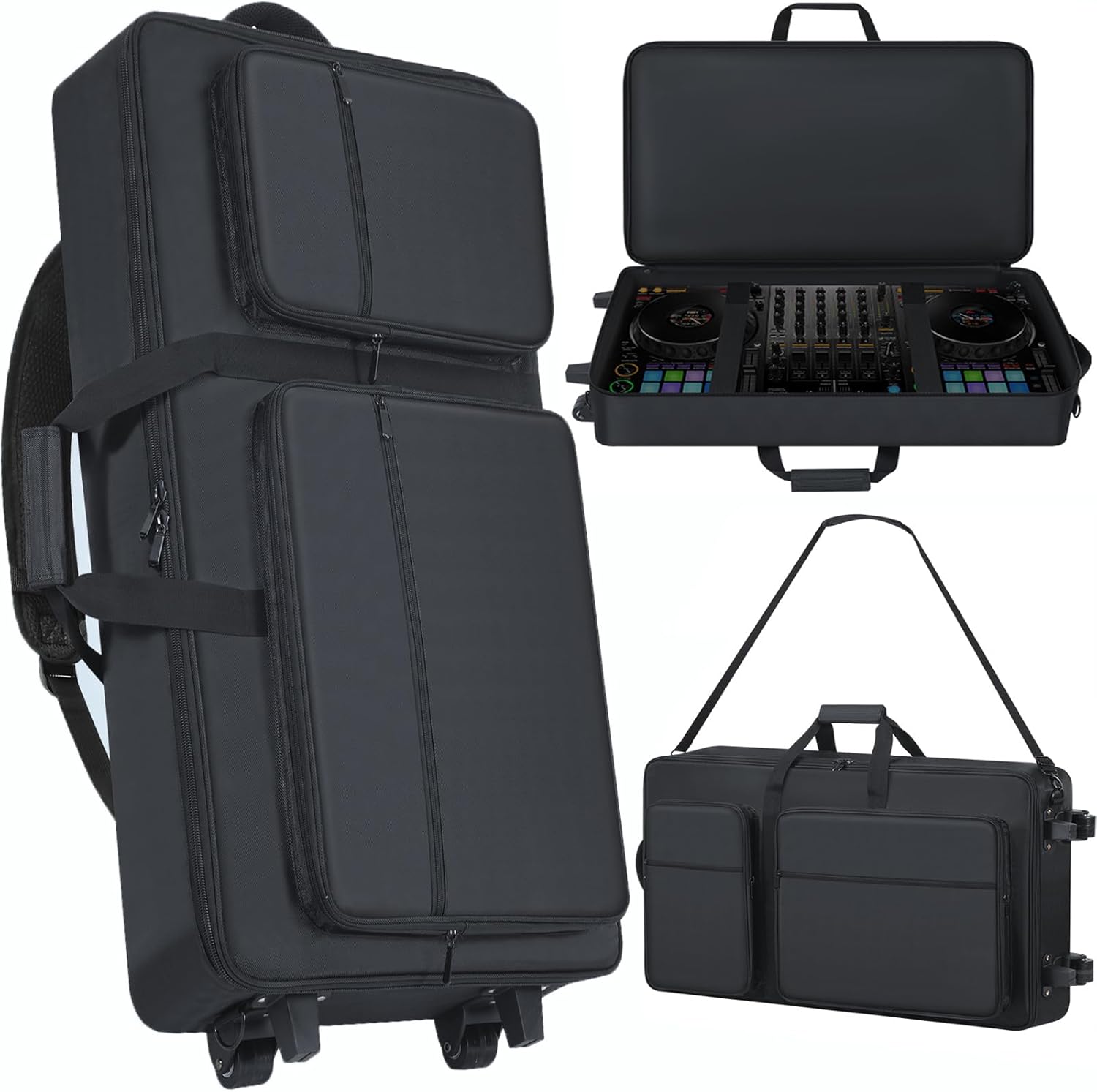 Amazon.com: Aleemin DJ Controller Case with Wheels Compatible with DDJ ...