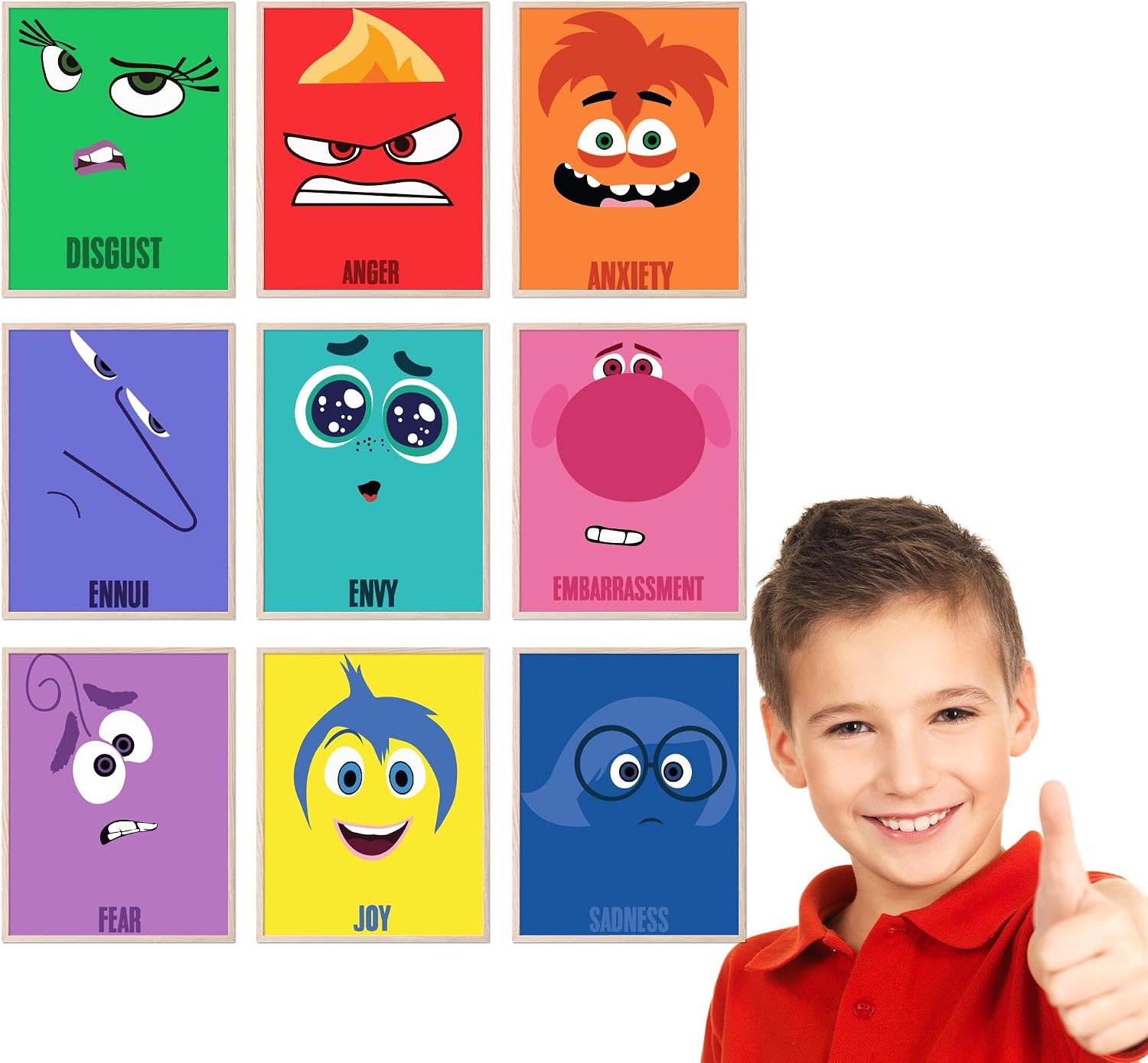 BigWig Prints Inside Out 2 Poster - Inside Out Party Decorations ...