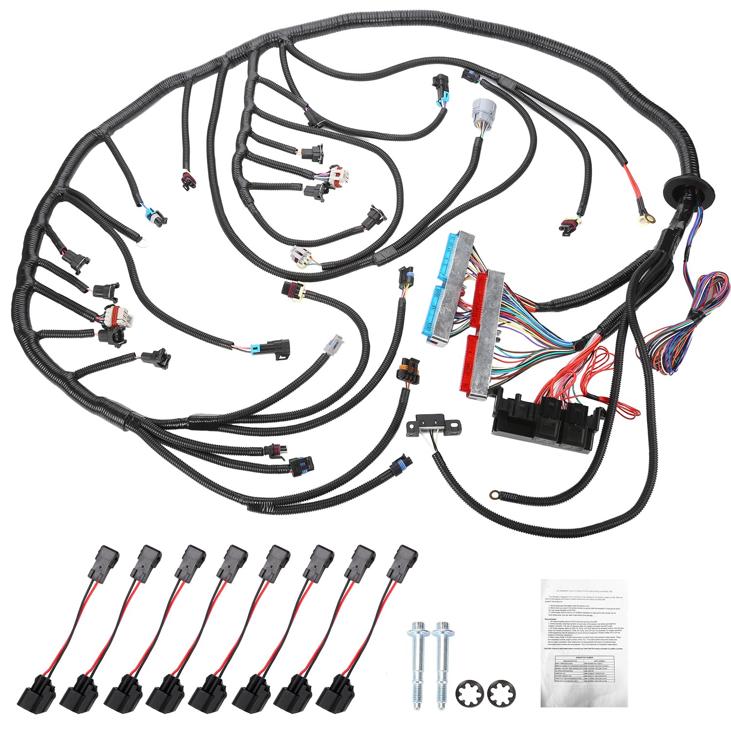 Amazon.com: NIHAO 4L60E Engine Wiring Harness LS Swap Standalone Wire ...
