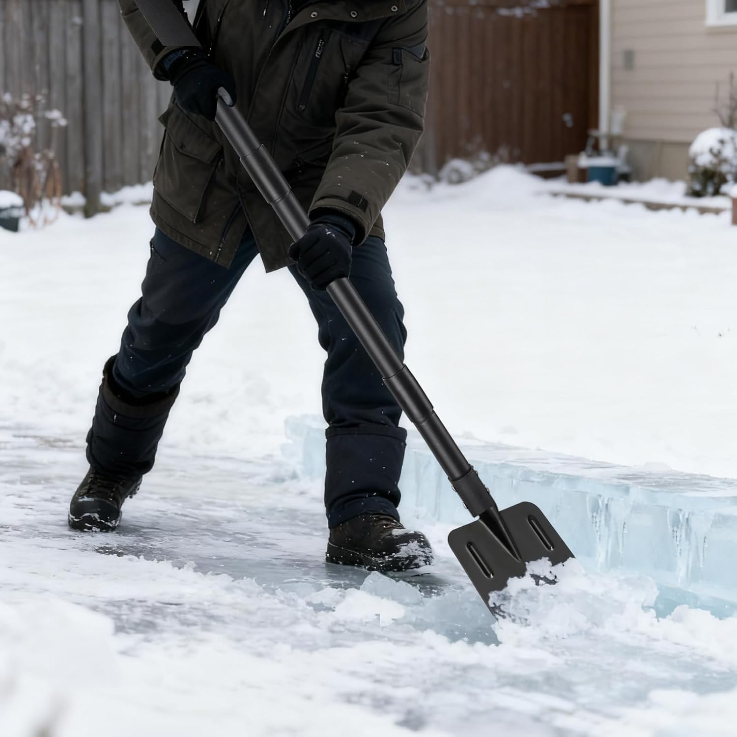 Amazon.com : Ice Chopper, 67 Inch Stainless Steel Ice Scraper Heavy ...