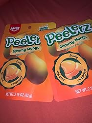 Amazon.com : Amos Peelerz Mango Gummy Candy, Peeleble Gummy Mango ...