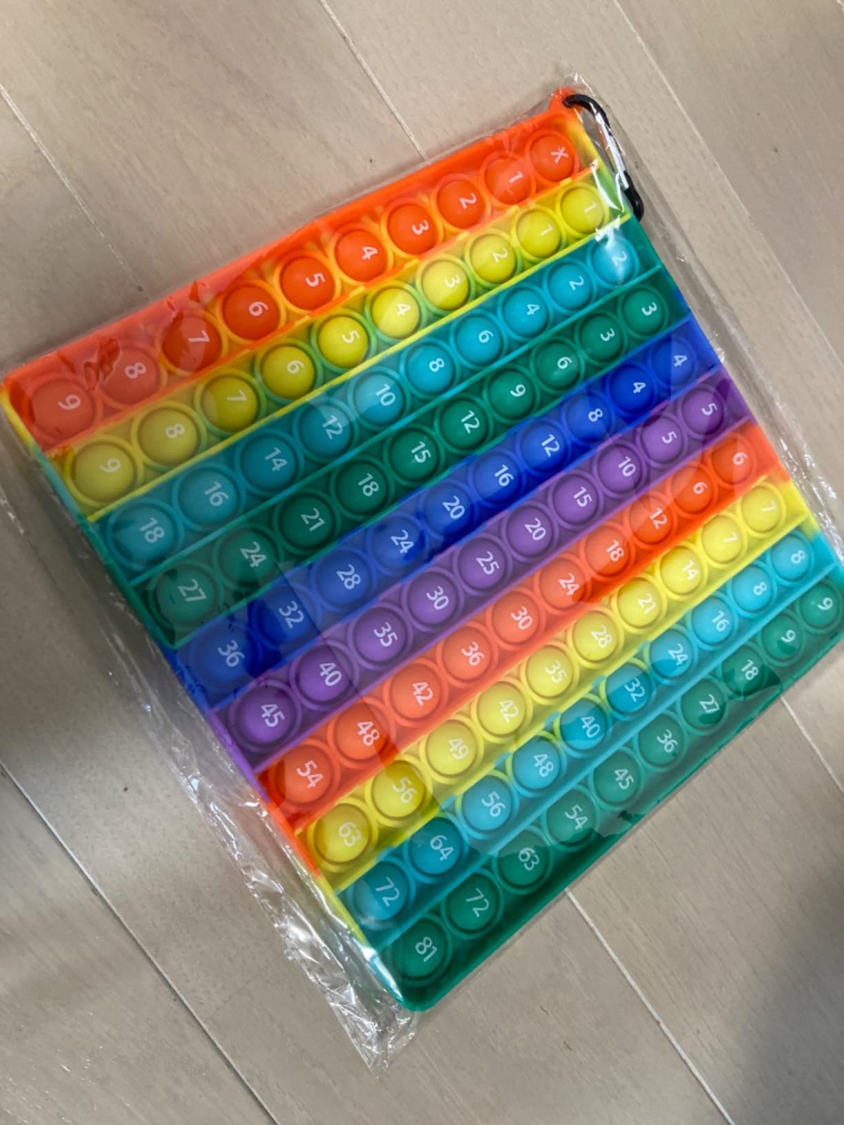 Amazon.co.jp: Toy (Multiplication Tables, Learning Toy), Push-Pop ...