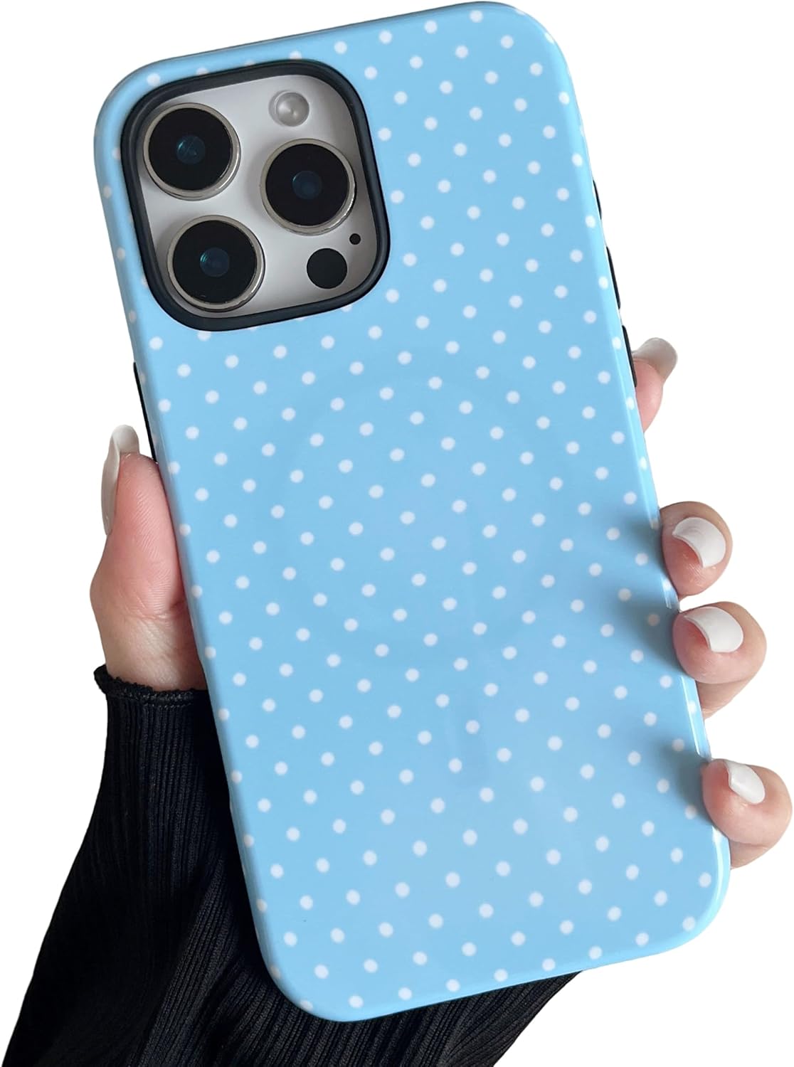 Amazon.com: ZTOFERA Magnetic Case for iPhone 16 Pro Max, Polka Dot ...