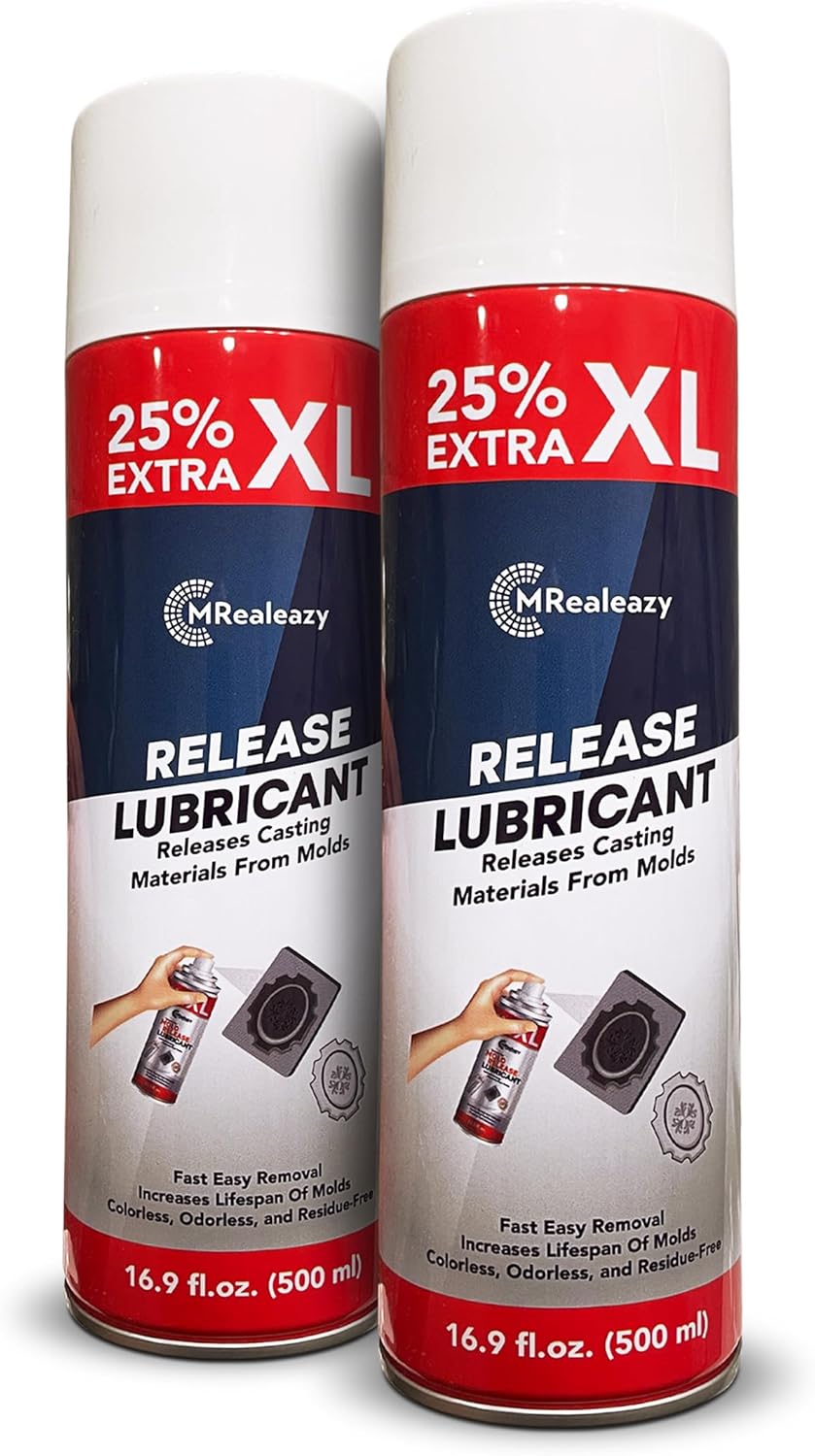 Amazon.com: Silicone Mold Release Spray (2x16.9 floz/500ml) - Resin ...
