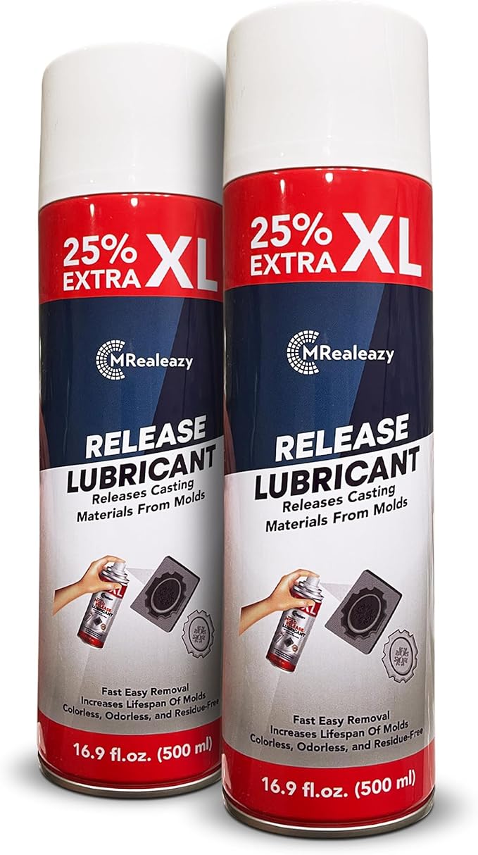 Amazon.com: Silicone Mold Release Spray (2x16.9 floz/500ml) - Resin ...