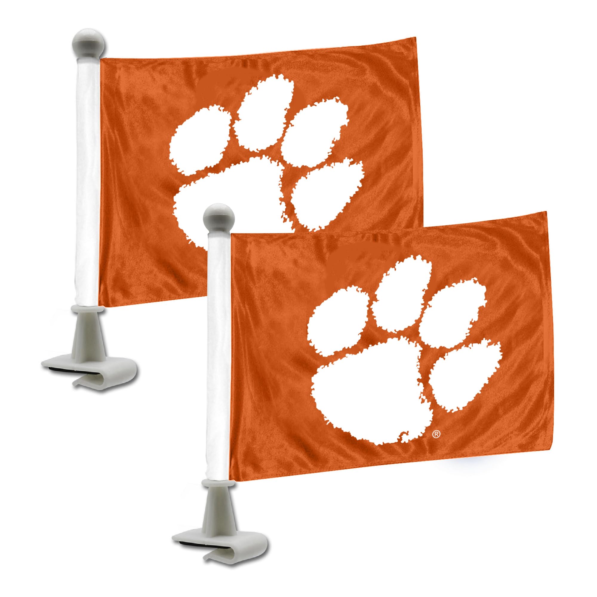 Amazon.com : FANMATS 61899 Clemson Tigers Ambassador Car Flags - 2 Pack ...