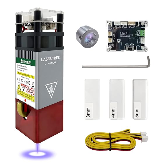 LASER TREE Laser Module Kit 5W Optical Power with Air Support, LASER ...