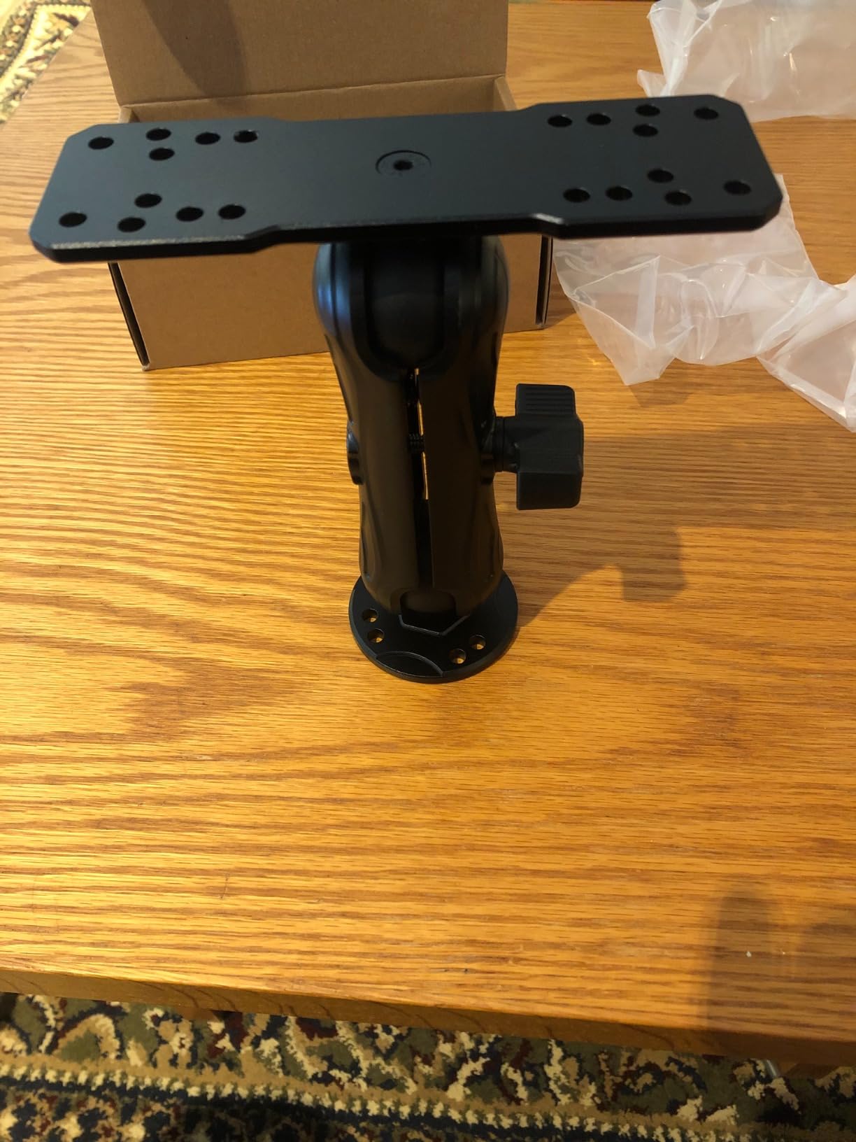 Amazon.com: VAZESWIN Aluminum Alloy Fish Finder Mount with C Size 1.5 ...
