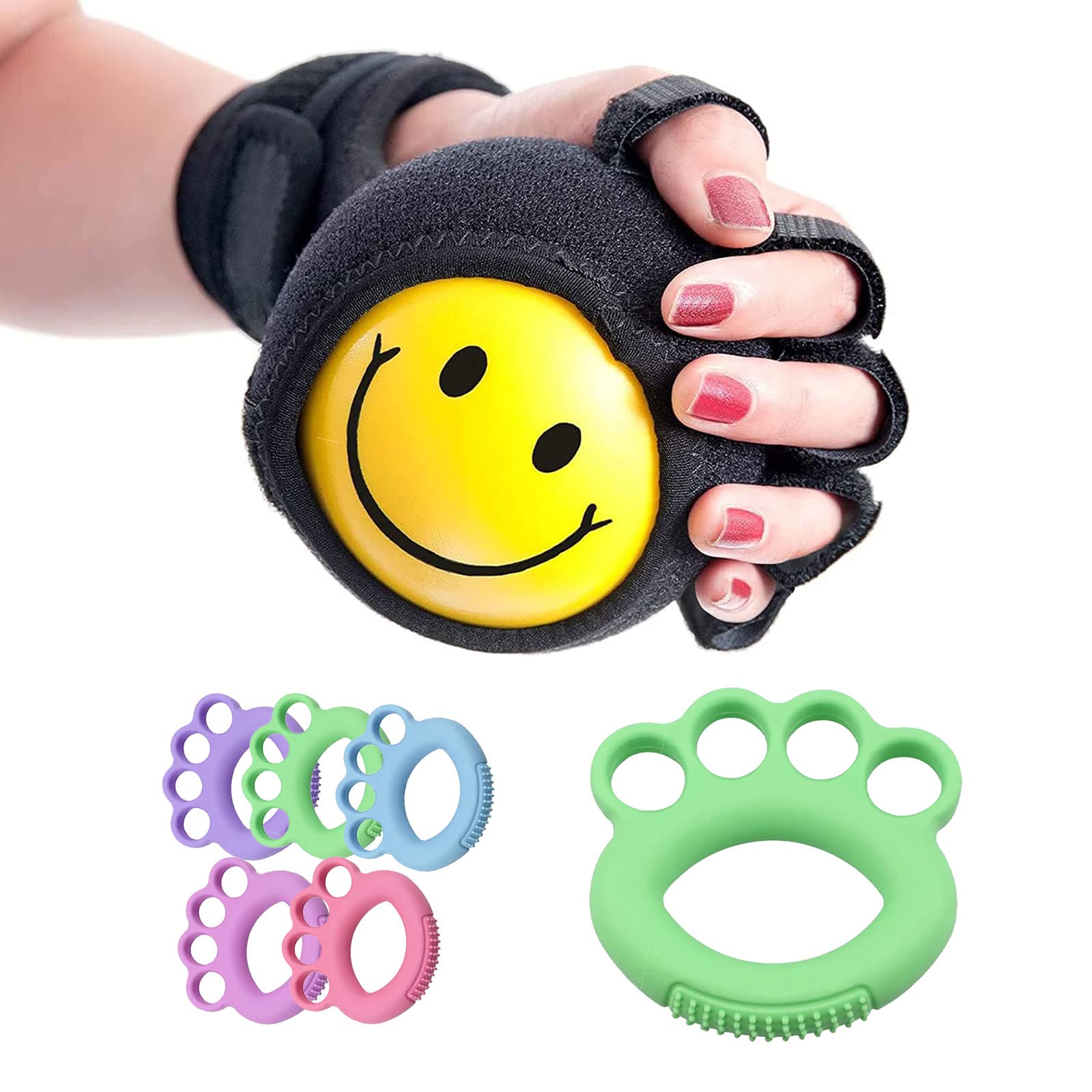 Buy Anti Spasticity Ball Splint Grip Strength Ball Finger Device ...