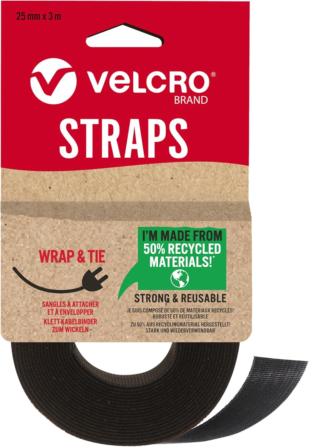 VELCRO® Brand | Eco One-Wrap Reusable Straps | Reusable, Flexible ...