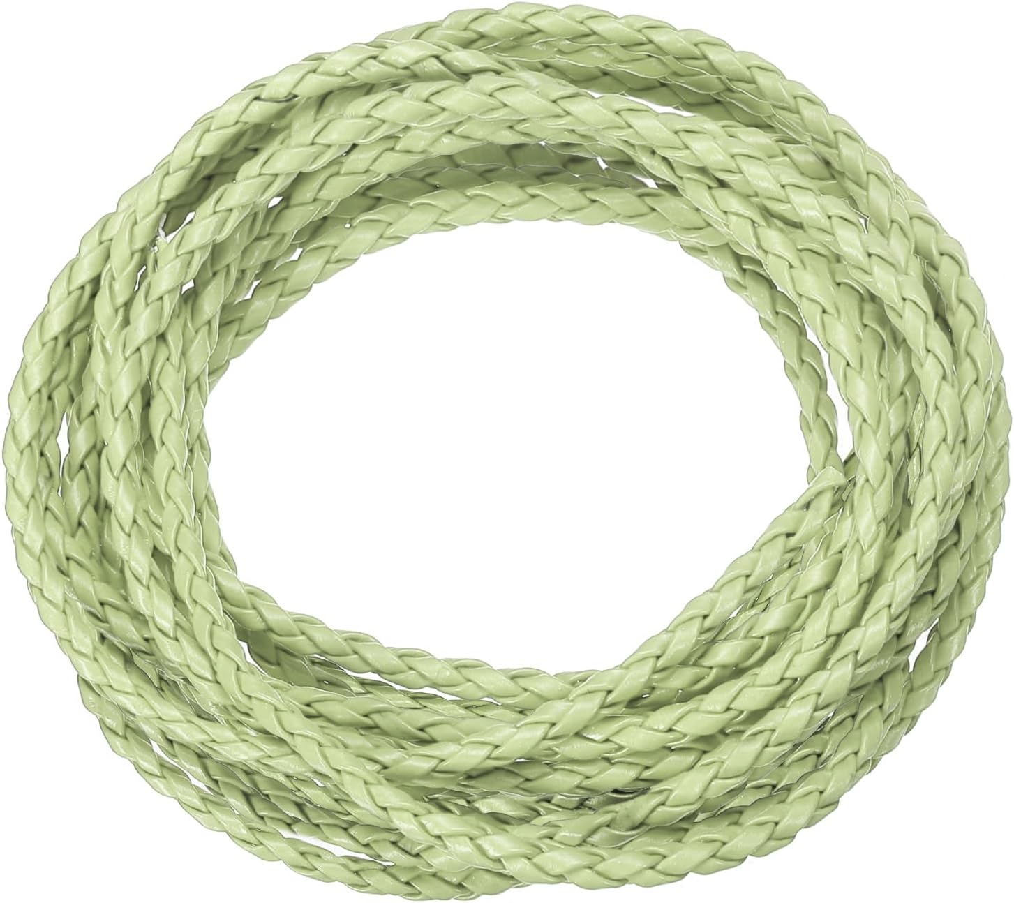 Amazon.com: uxcell Braided Leather Cords, Round Leather Strap, Soft ...