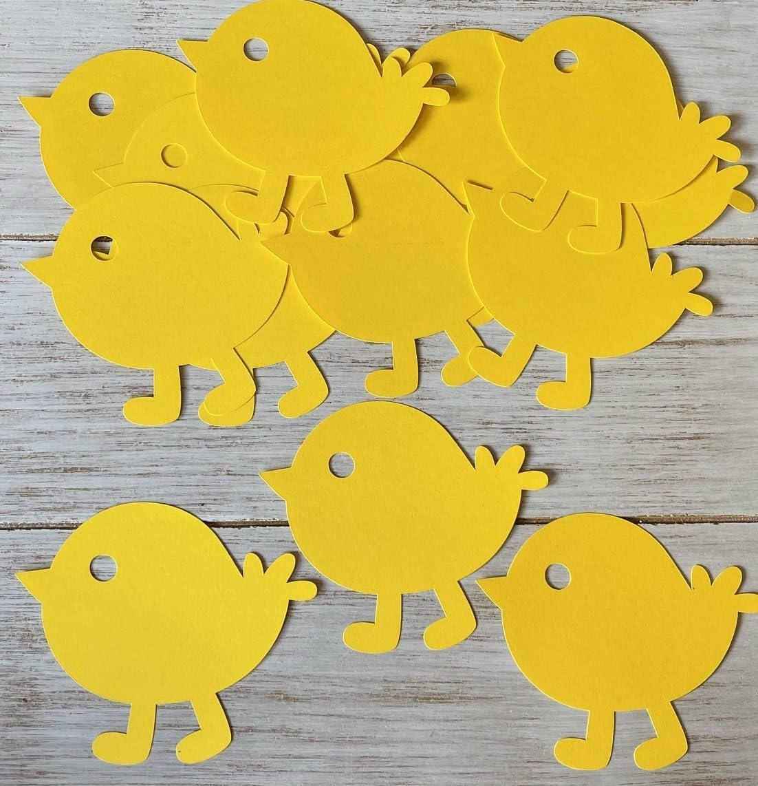 Amazon.com: Baby Chick Chicken cutouts yellow chicken farm Easter ...
