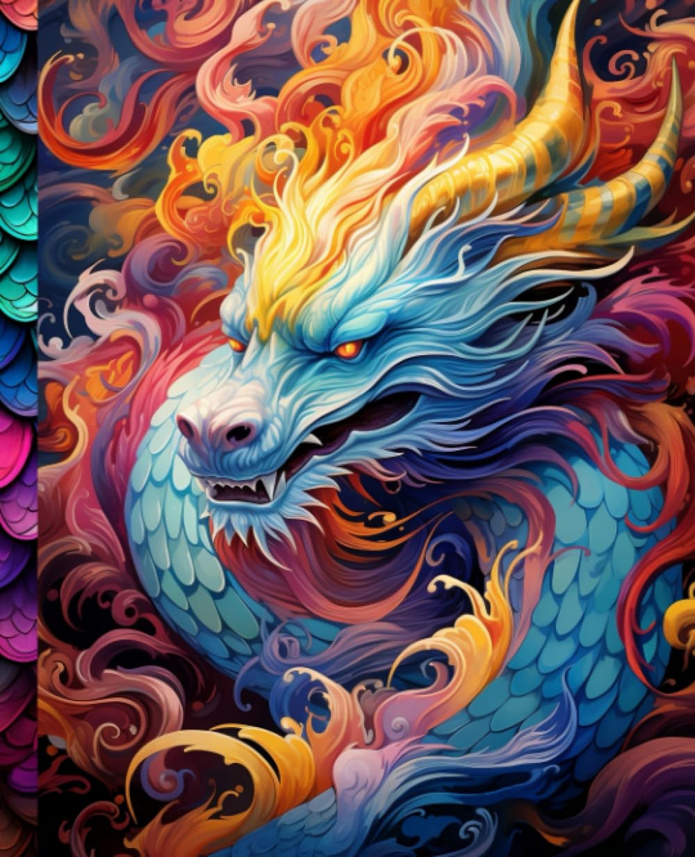 Rainbow Dragon Notebook: Composition Notebook Journal Ruled / 110 Pages ...