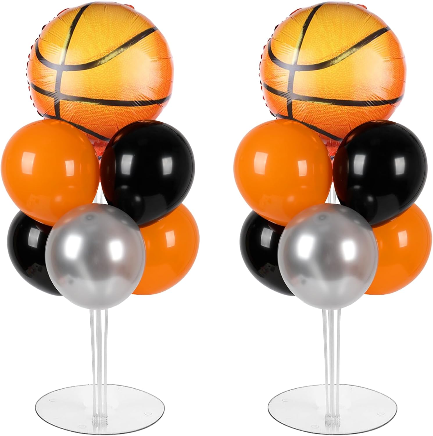 Amazon.com: Basketball Party Balloons Stand Kit 2 Sets With 2 ...