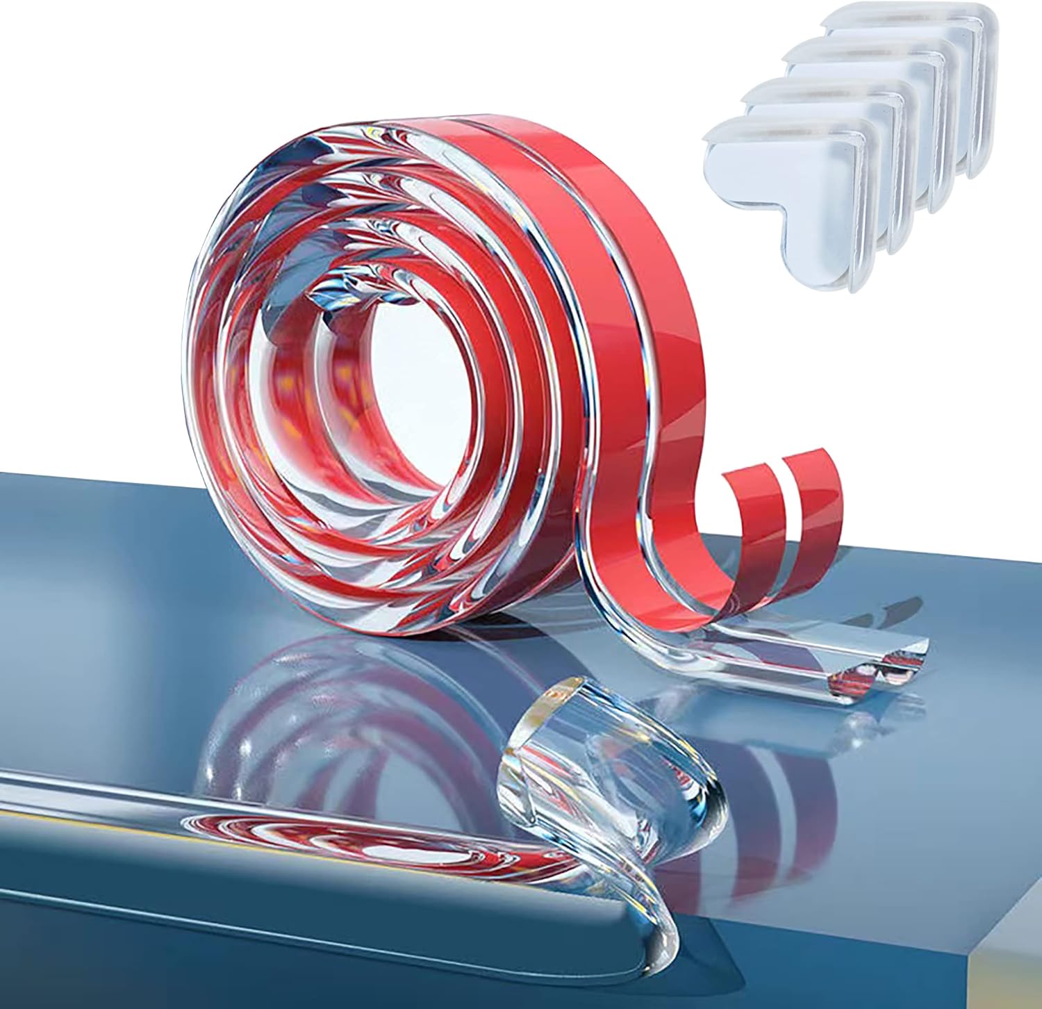 NIAWECAN Edge Protector, 3m/9.8ft Clear Baby Proofing Corner Protectors ...