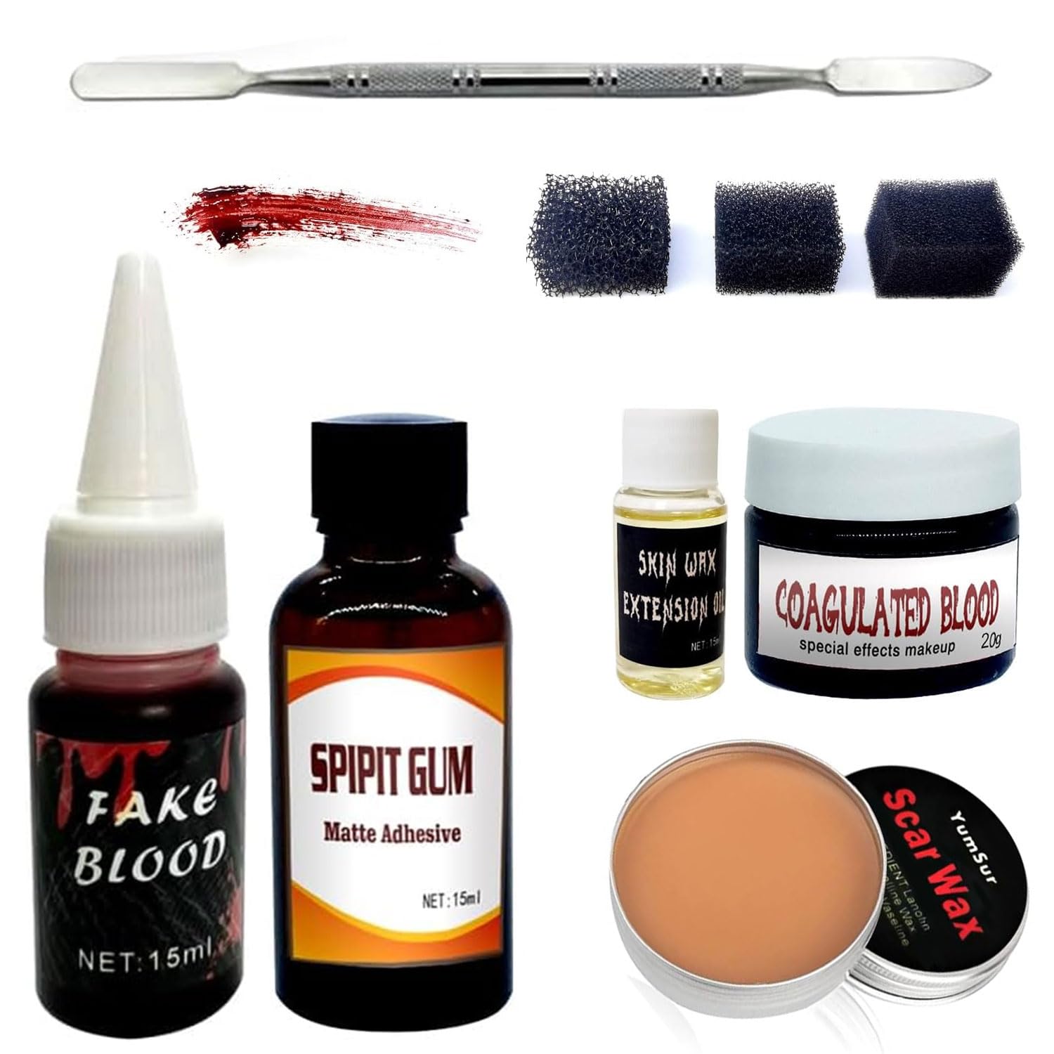 Snapklik.com : Halloween Liquid Latex Special Effects SFX Makeup Kit ...