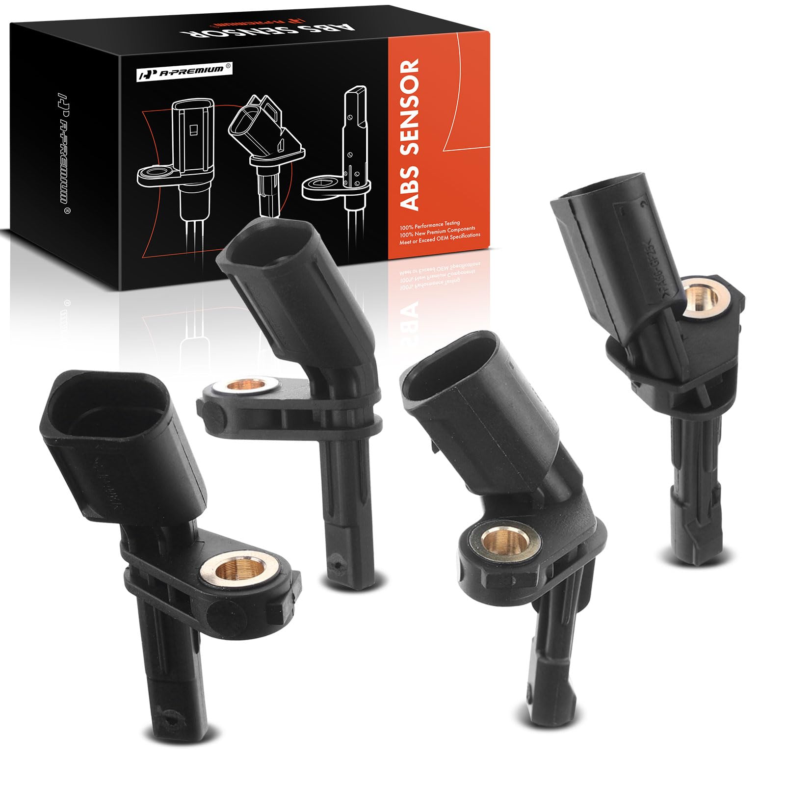 Amazon.com: A-Premium ABS Wheel Speed Sensor Set, 4-Piece, for ...