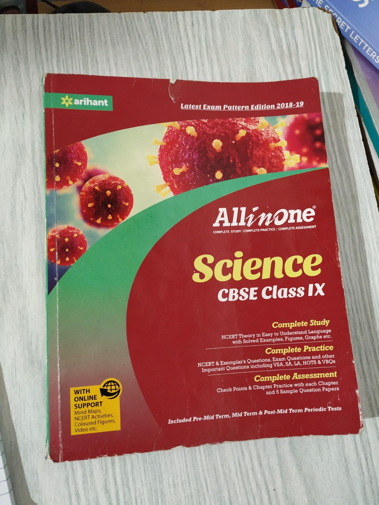 CBSE All In One Science CBSE Class 9 for 2018 - 19 [Paperback] Arihant ...