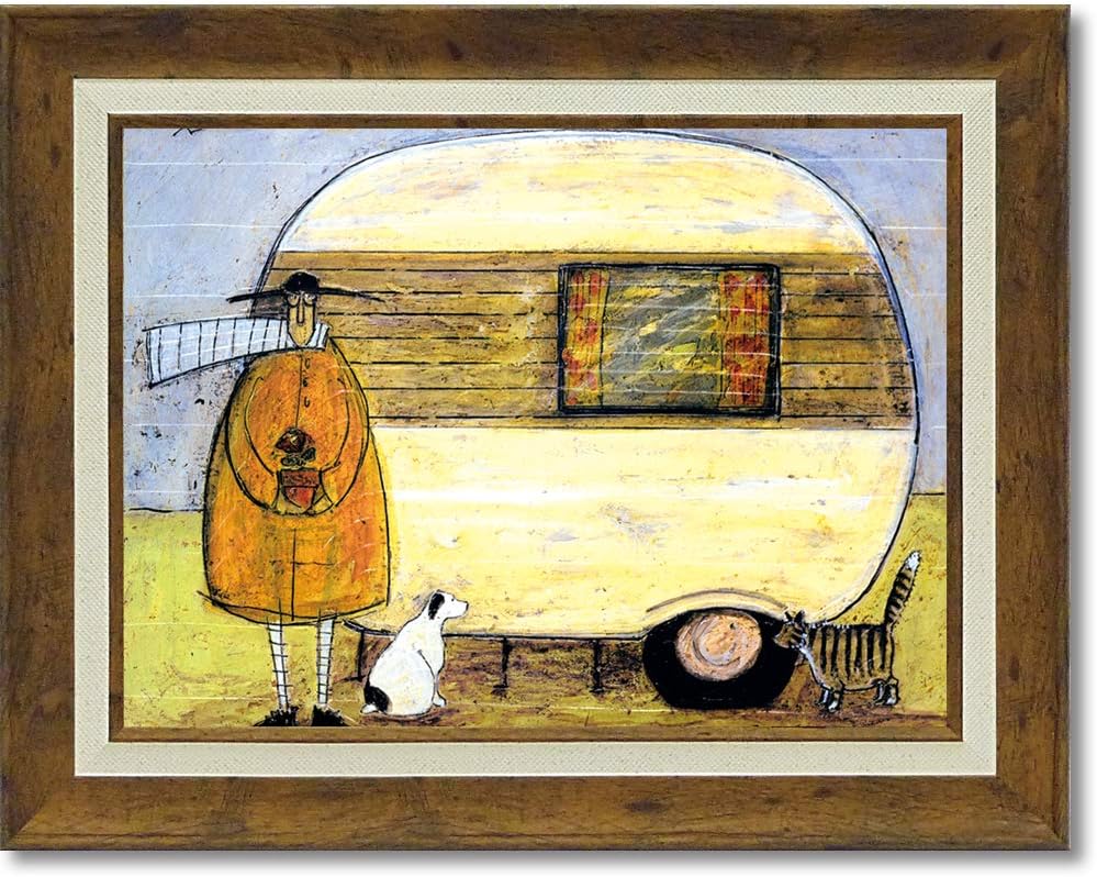 Amazon.com: ユーパワー Yu-Power ST-08024 Sam Toft Art Frame Home From Home ...