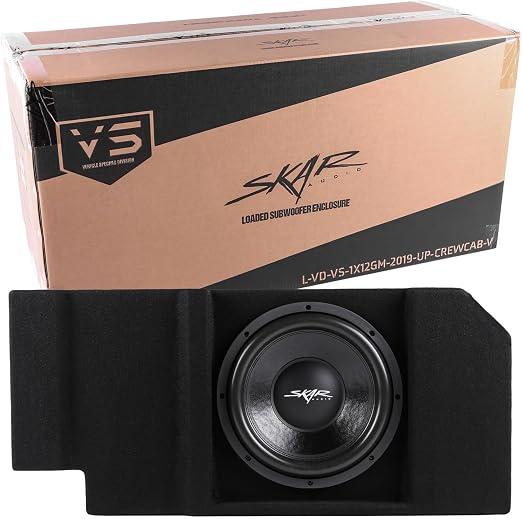 Amazon.com: Skar Audio Single 12" Loaded Ported Subwoofer Enclosure ...