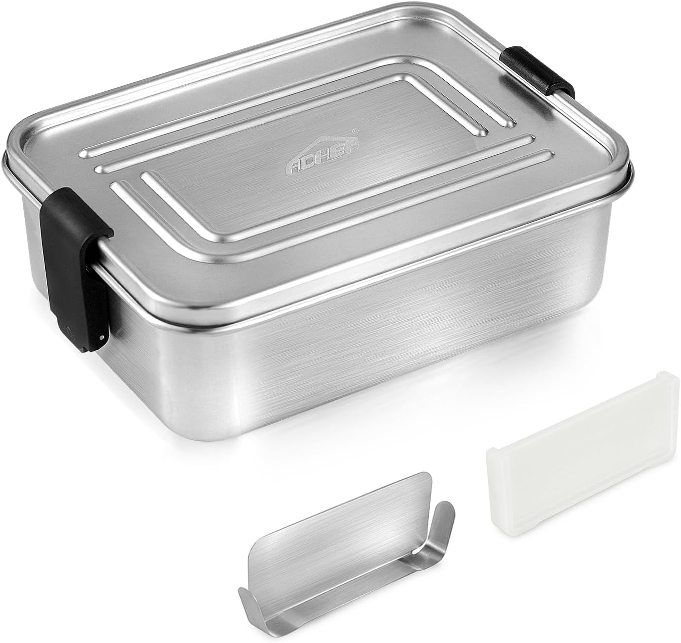 Amazon.com: AOHEA Stainless Steel Bento Box Kids, Kids Metal Bento ...