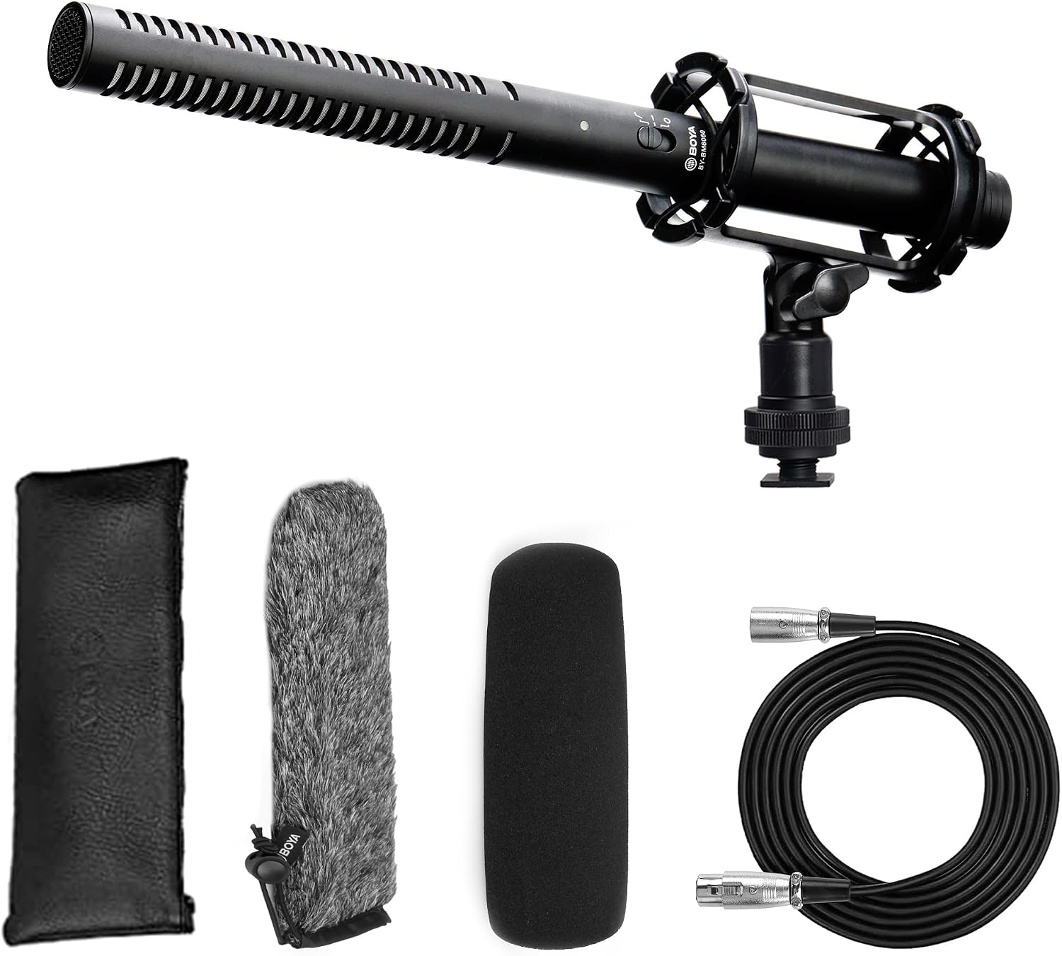 Amazon.com: BOYA XLR Microphone, Shotgun Microphone BY-BM6060 XLR to ...