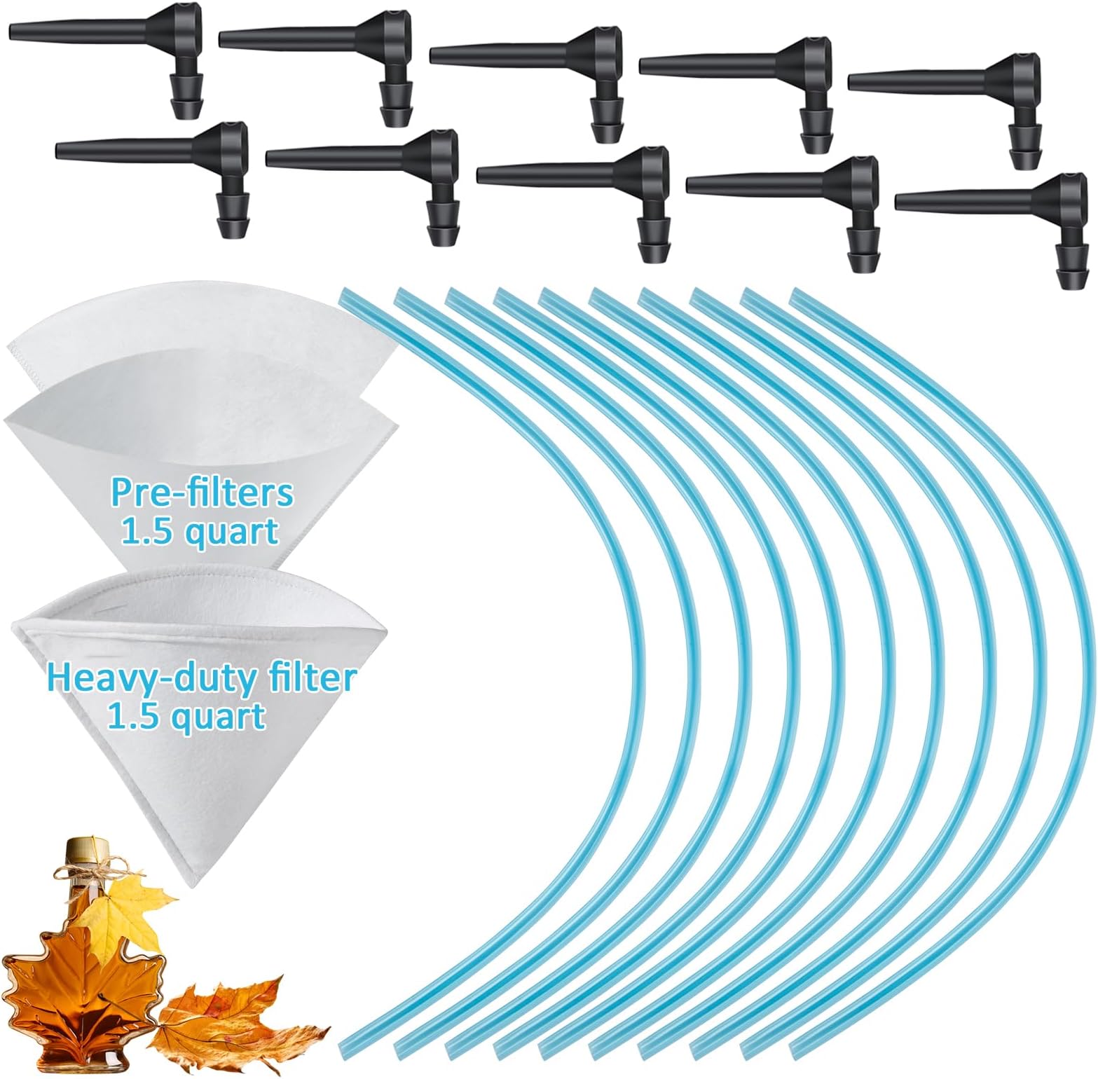 Amazon.com : 10 Set Maple Syrup Tapping Kit - Reusable 3 Ft Food Grade ...