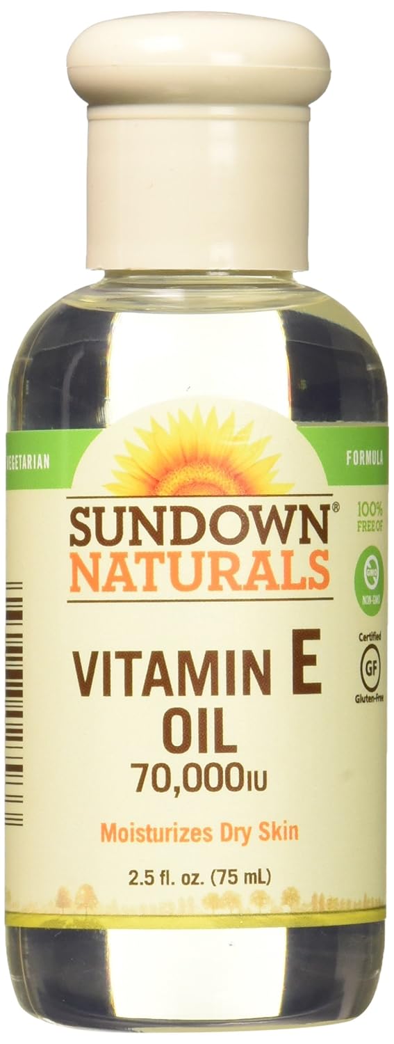 Amazon.com : Sundown Pure Vitamin E Oil 70,000 IU by Sundown Naturals,2 ...