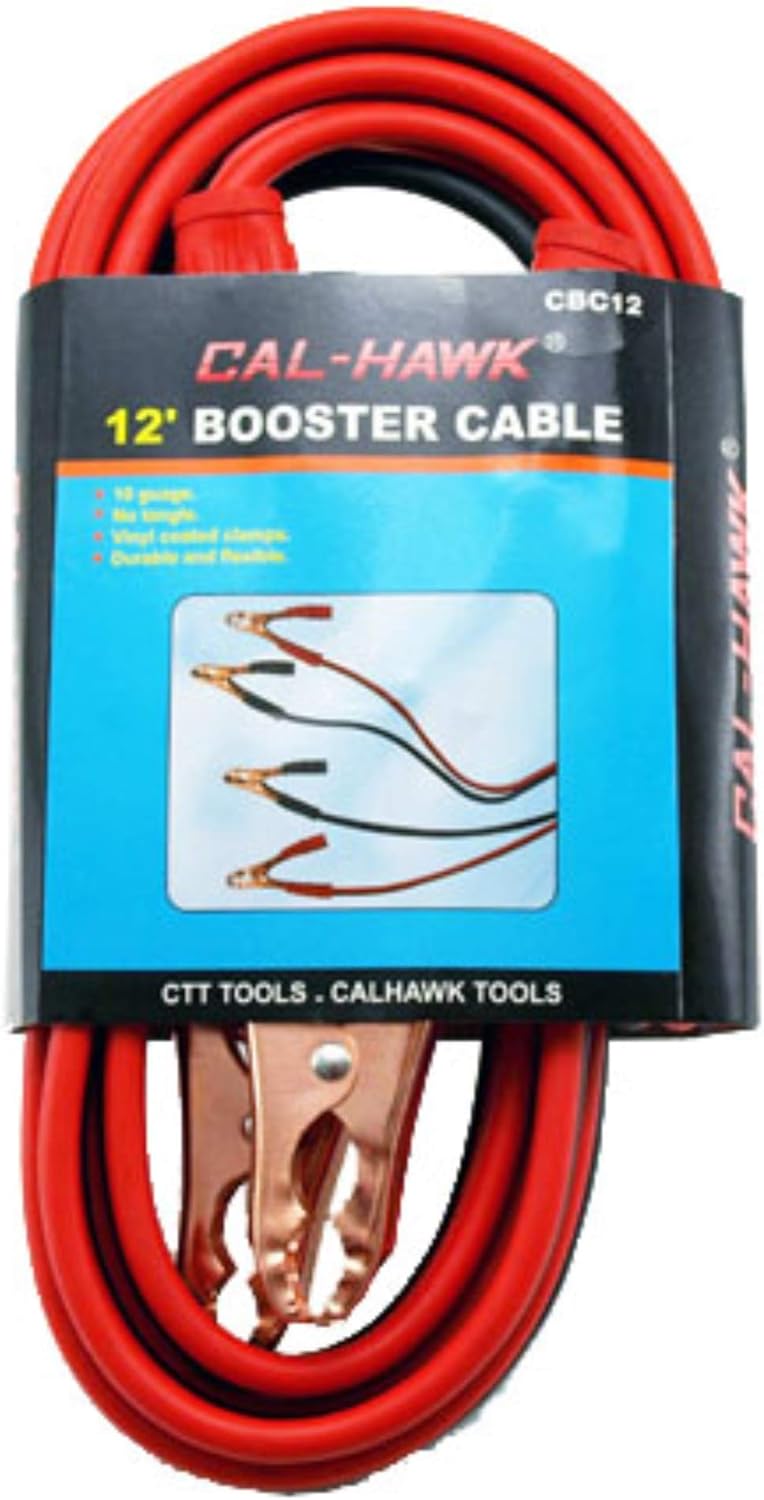 Amazon.com: Cal Hawk Tools CBC12 Booster Cable : Automotive