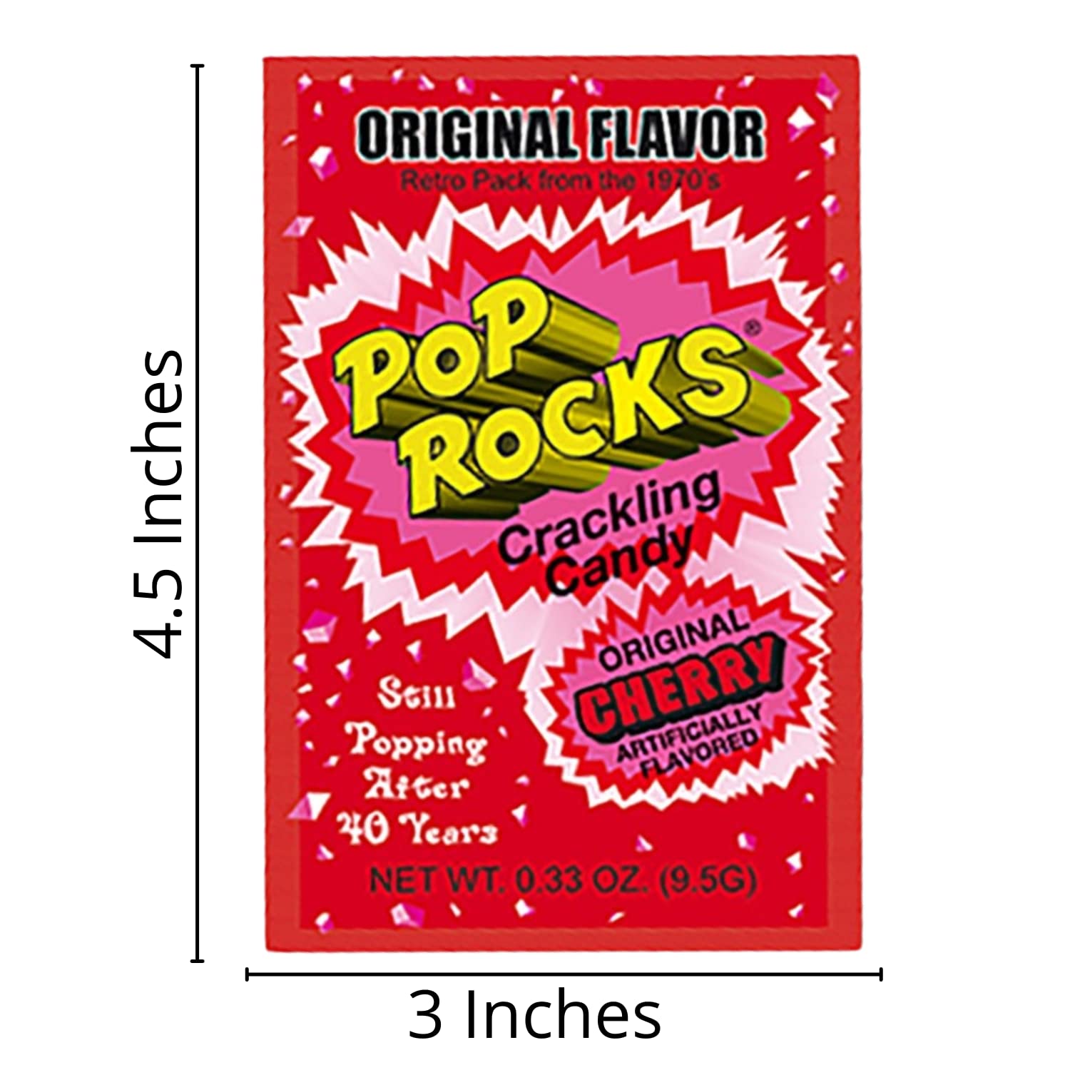 Pop Rocks Popping Candy paquete de 6 Blue Razz Green Apple Tropical ...